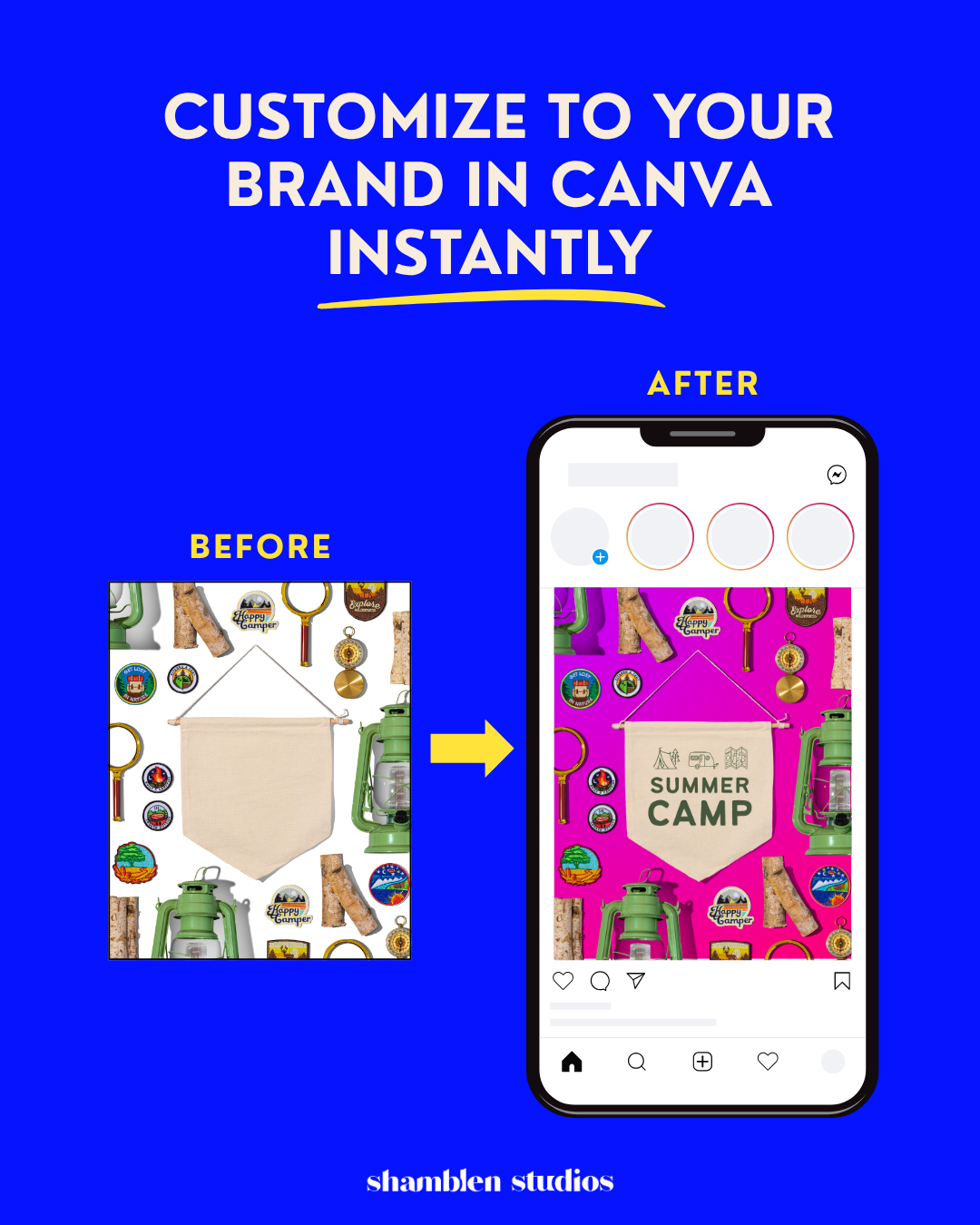 Vintage TV Canva Template