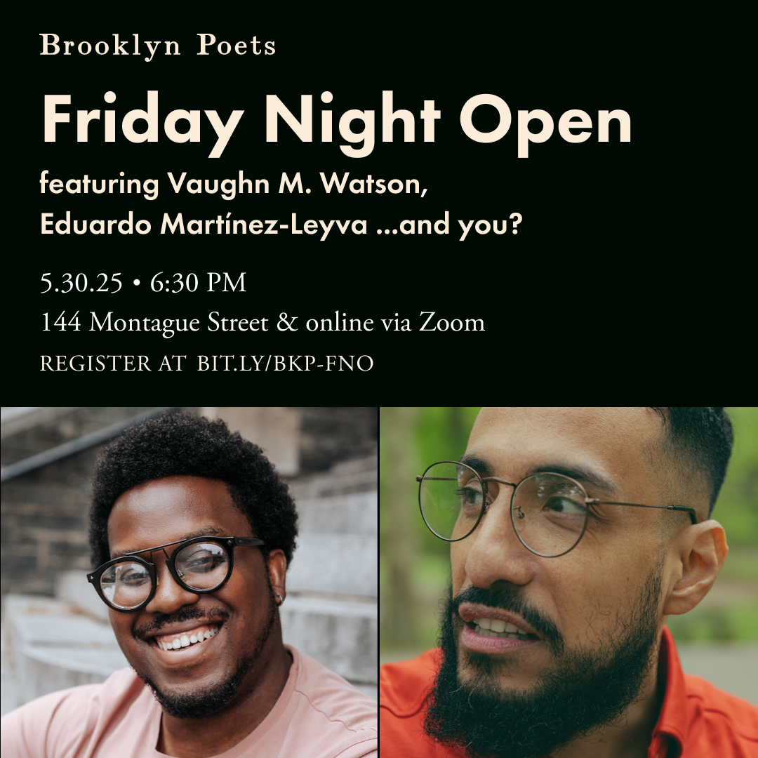 Events Calendar | Explore Upcoming Events — Brooklyn Poets