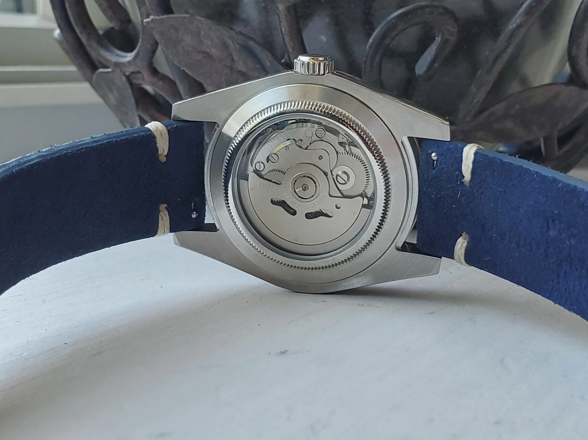 Custom Seiko Mod - Ice Blue Snowflake | Faire Time Watches — Faire Time ...