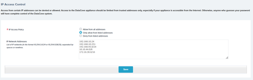 Enhancing DataCove’s security with IP Access Control — DataCove Email ...