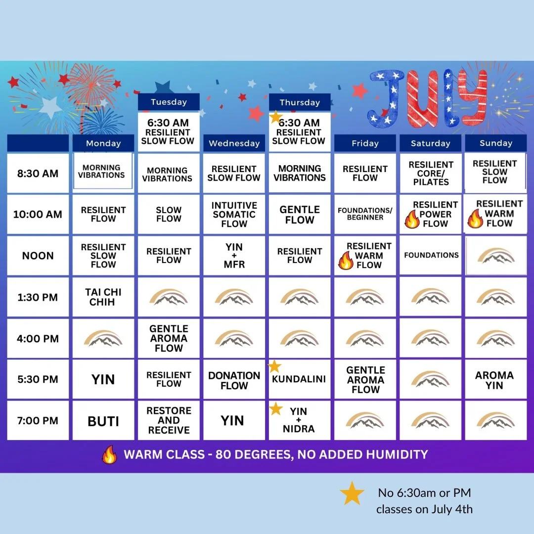 Resilient Soul Yoga Classes and Descriptions