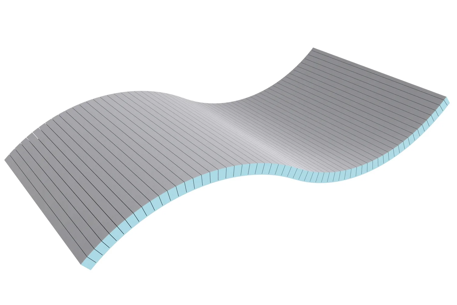 Tile Underlay & Shower Linings - Radius Shaping Panel — Aquamox