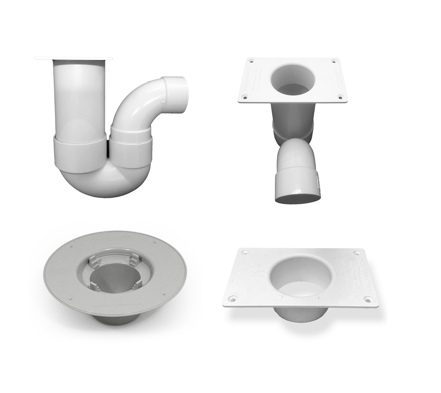 Channel Drains & Tile Wastes - S-Trap & Puddle Flange — Aquamox