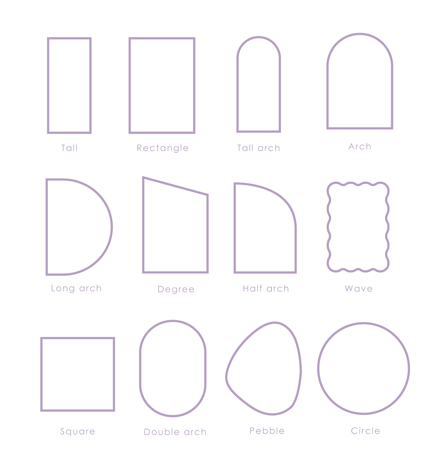 Shapes — Aisle of Lavender