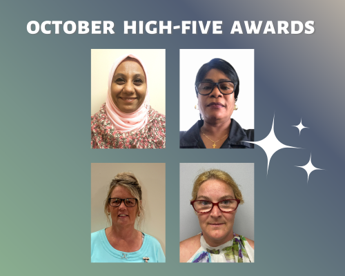 High 5 Awards - October 2022 - Choice Homecare