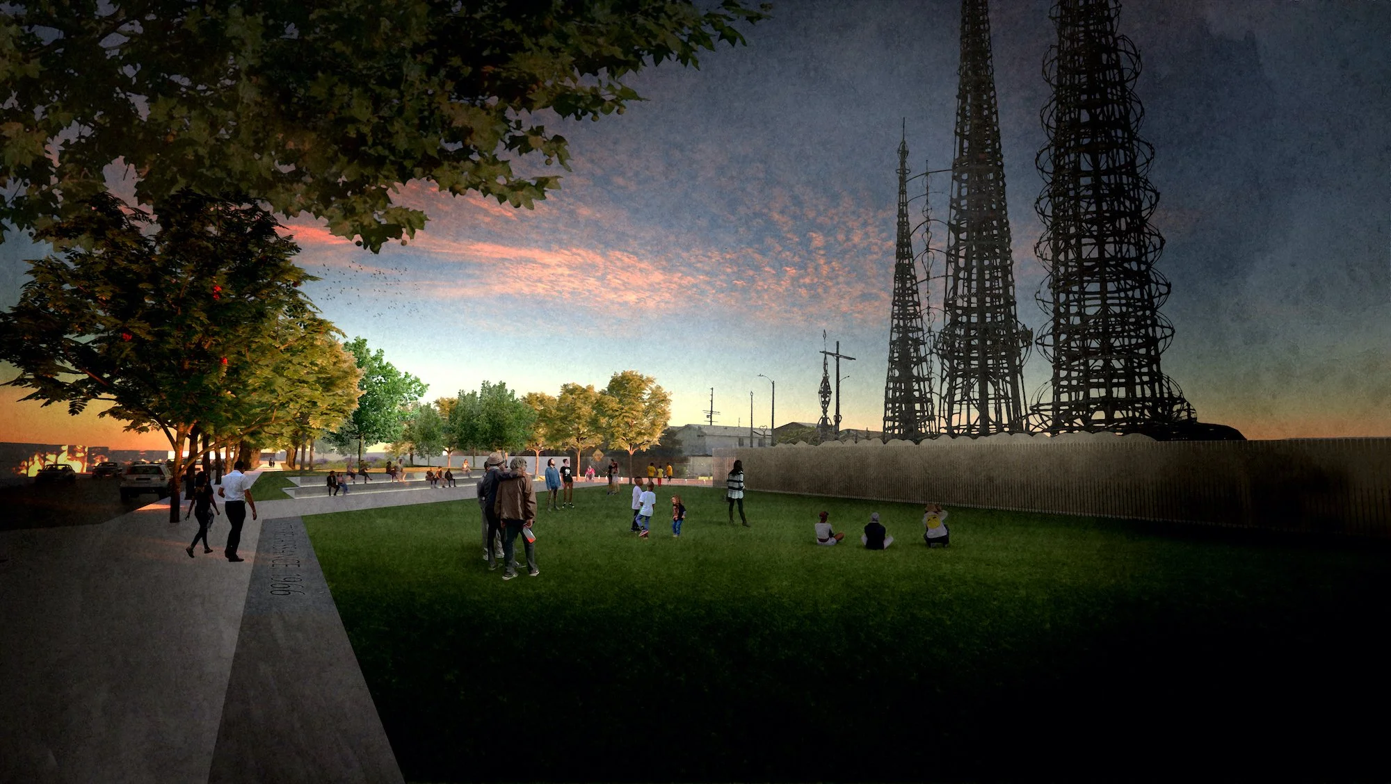 Watts Towers Art Center CampusAssemblage in the Landscape — Studio Zewde