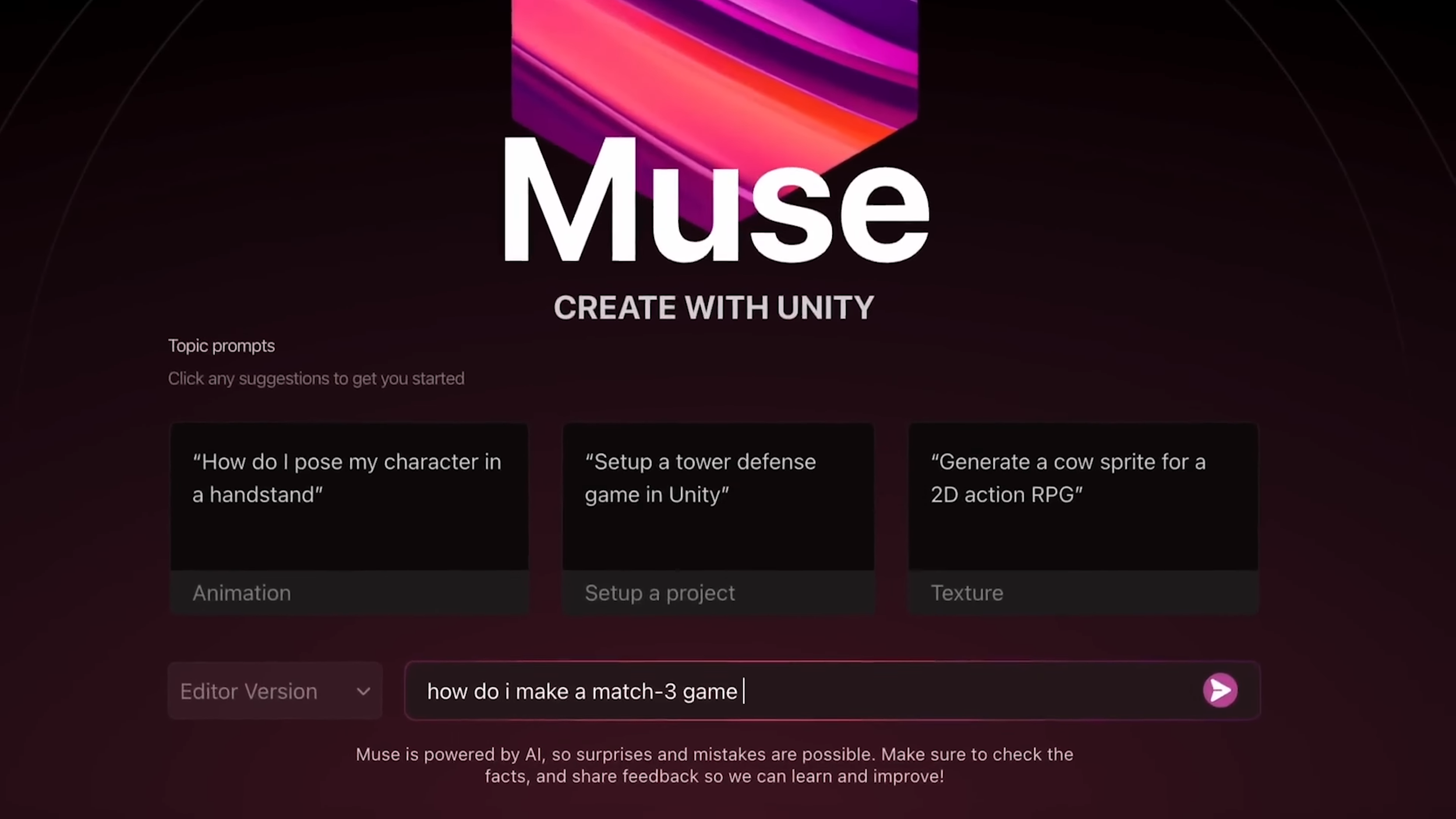 NEW Unity AI Tools - Unity Muse And Unity Sentis Announced! — LEARN XR BLOG NEW Unity AI Tools - Unity Muse And Unity Sentis Announced! — LEARN XR BLOG