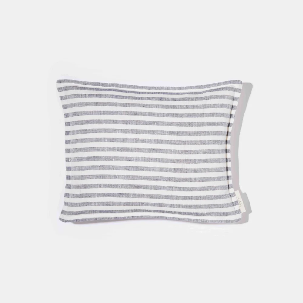 Aurelia - Natural Striped Linen Cushion — Sewn