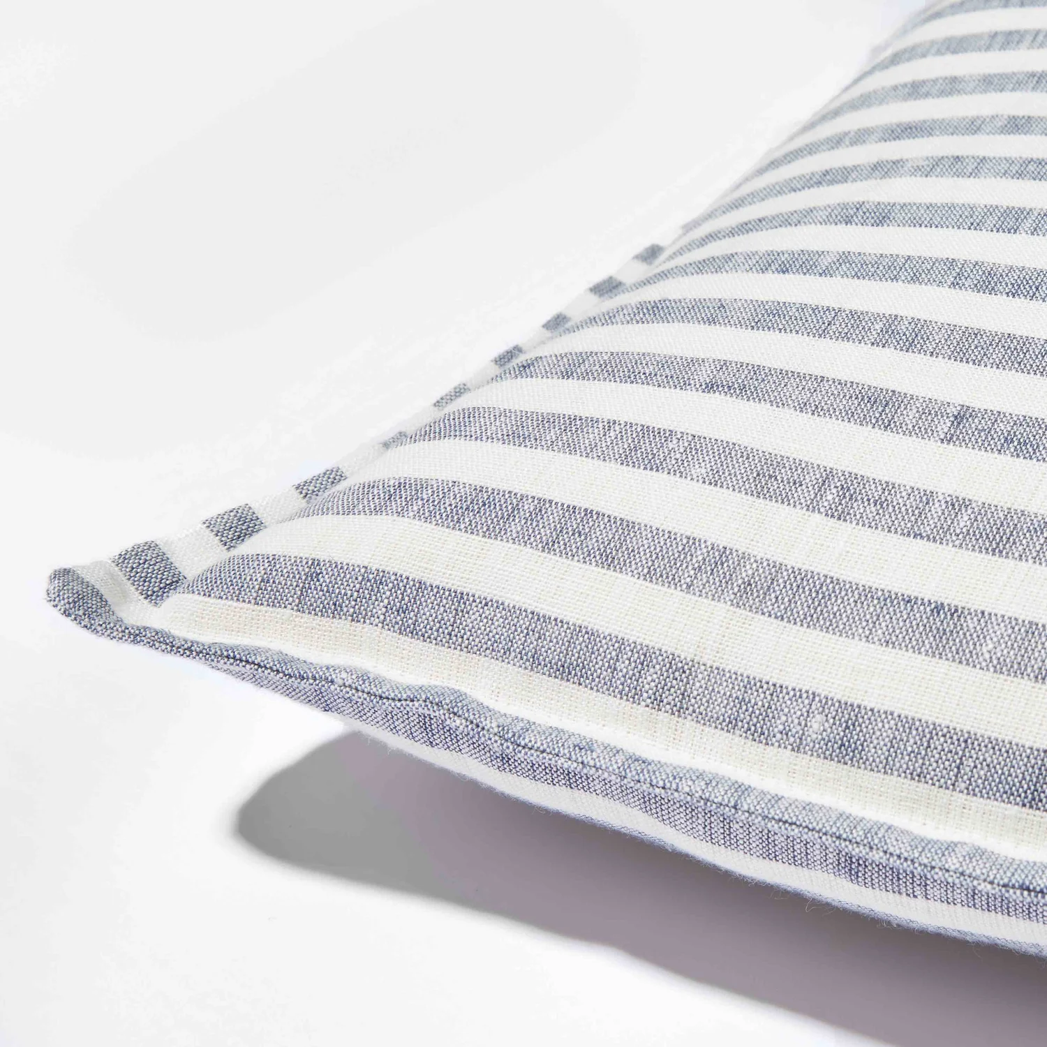 Aurelia - Natural Striped Linen Cushion — Sewn