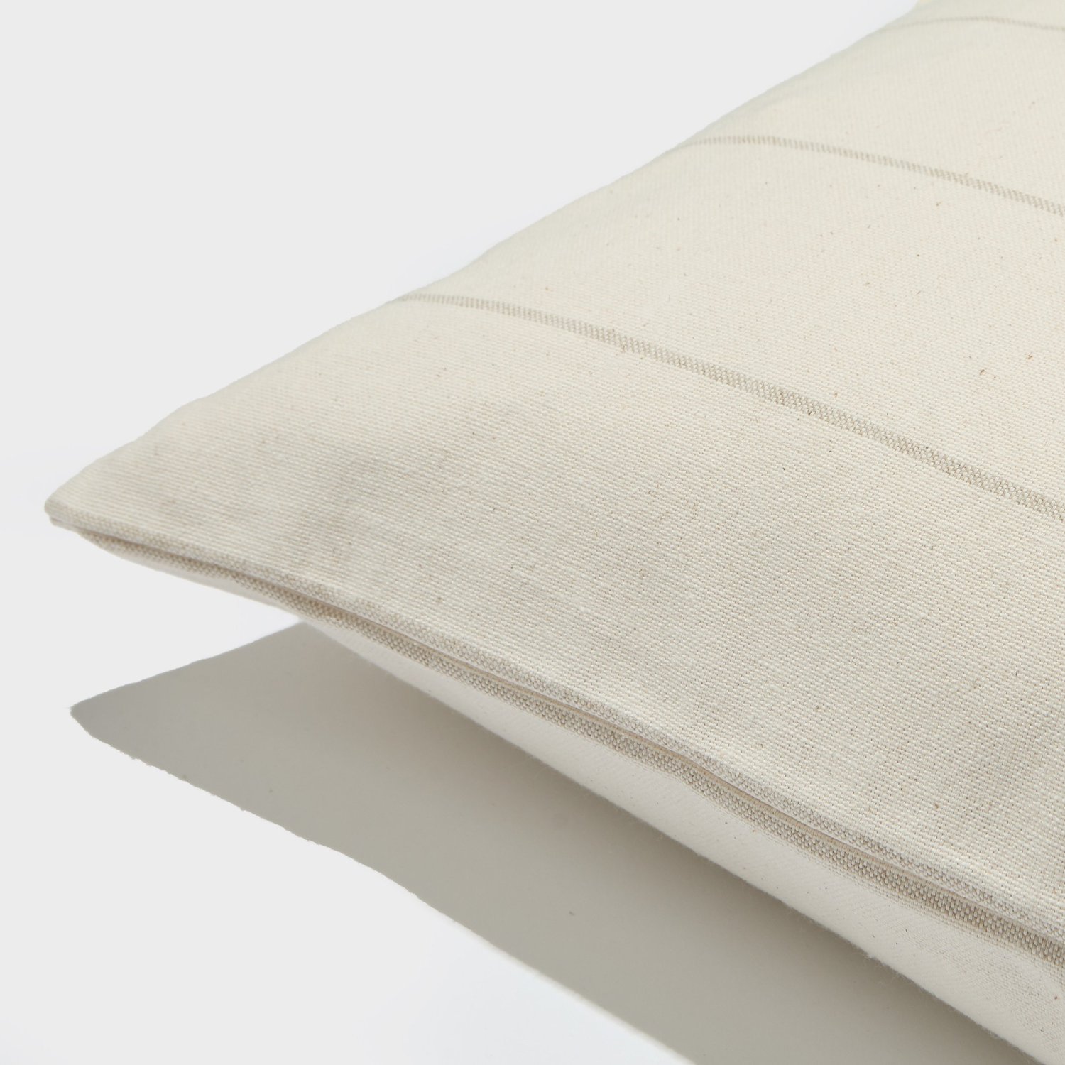 Aurelia - Natural Striped Linen Cushion — Sewn
