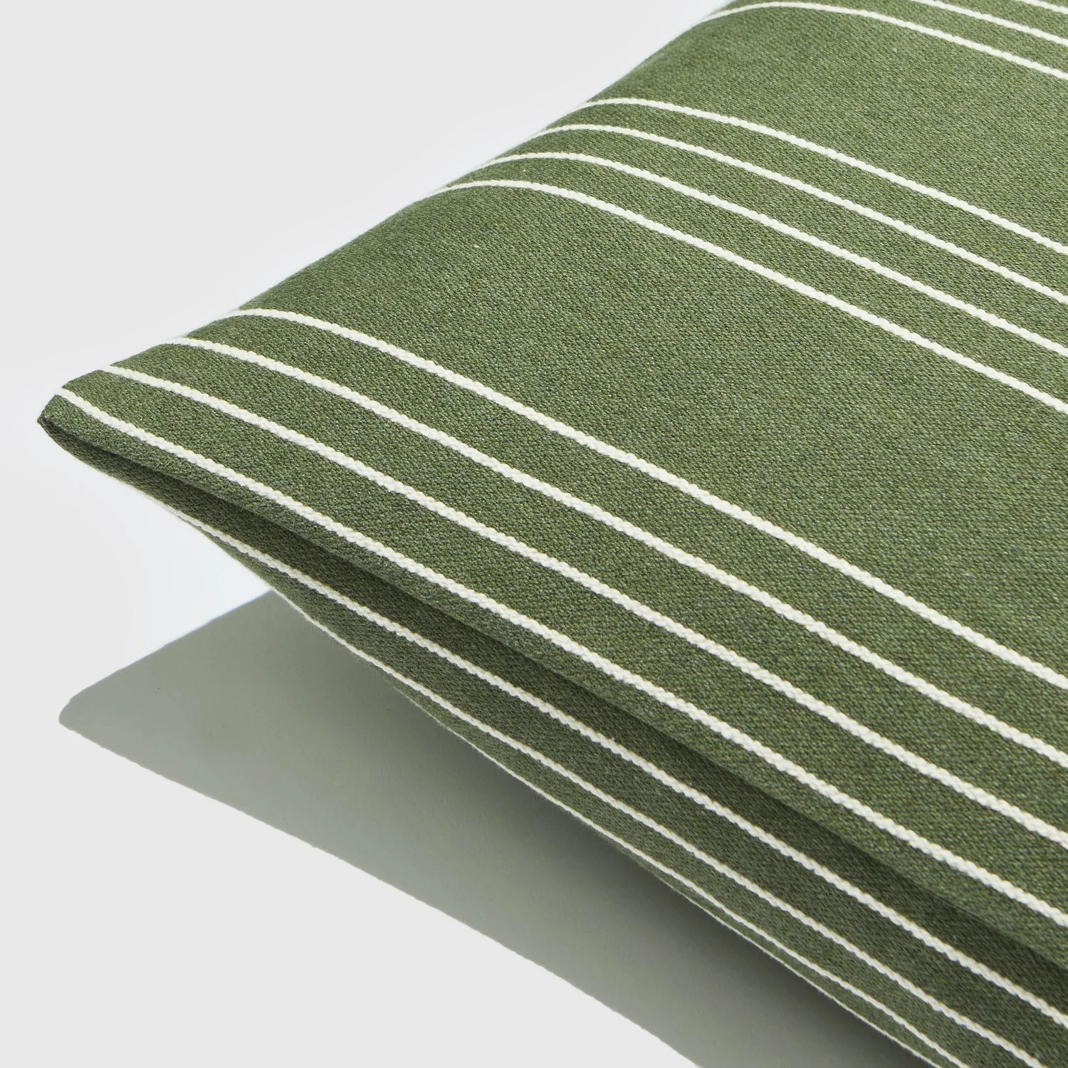 Sienna - Textured Linen Cushion with Taupe Fringing — Sewn