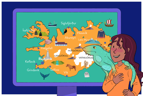 Getting ready for a trip to Iceland with kids | Learning about Iceland
