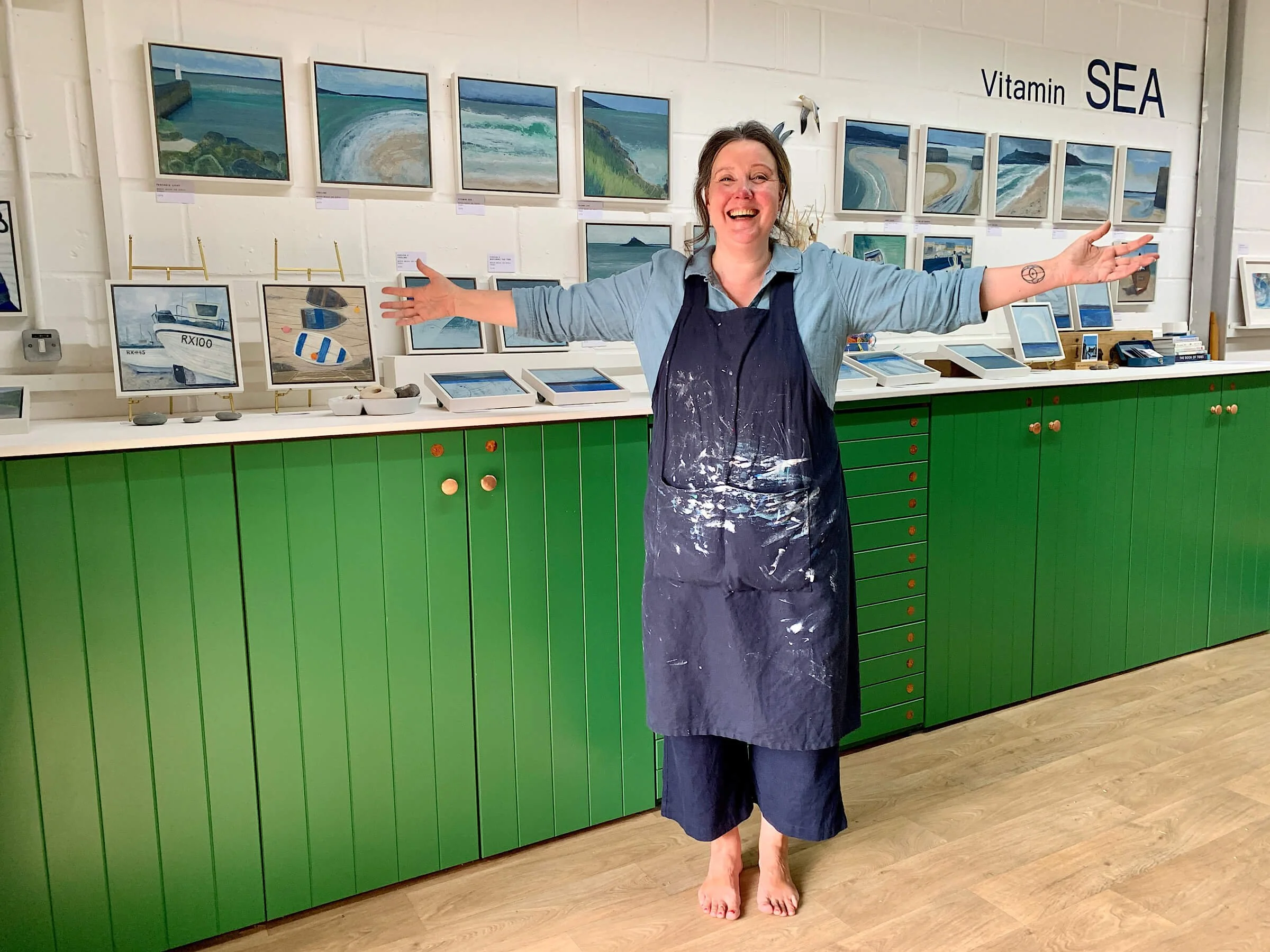 Jacqueline Ford - 100 days of vitamin SEA at Emerald Gallery in ...