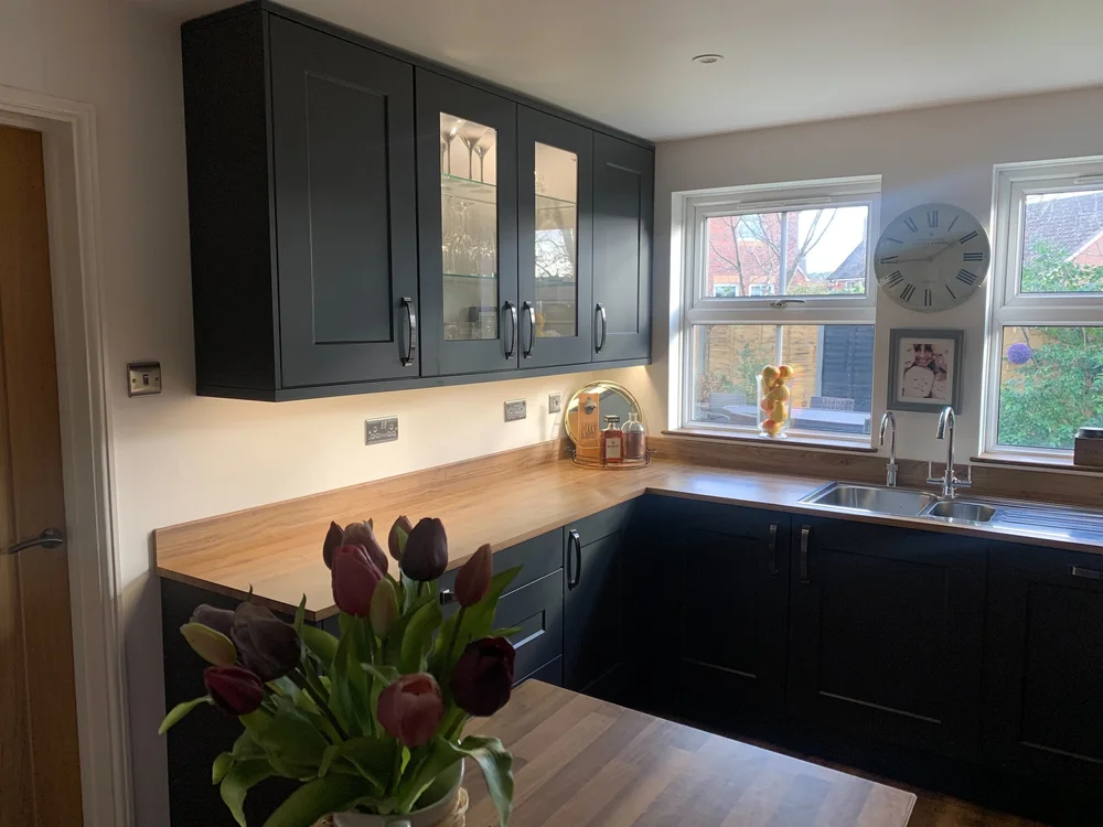 Black Traditional Kitchen in Maidenbower | Paragon Designs