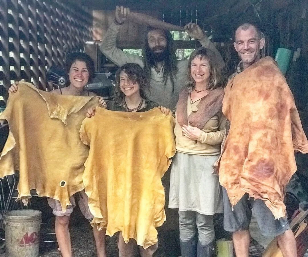 Hide Tanning | Making Buckskin Leather — Benzai Bloomstead