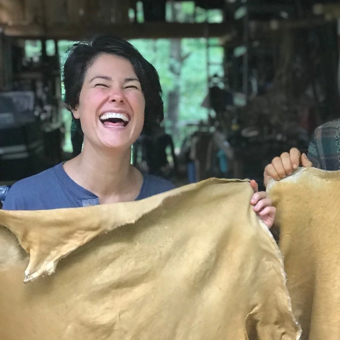 Making Leather from Deerskin, aka Buckskin Hide Tanning — Benzai Bloomstead