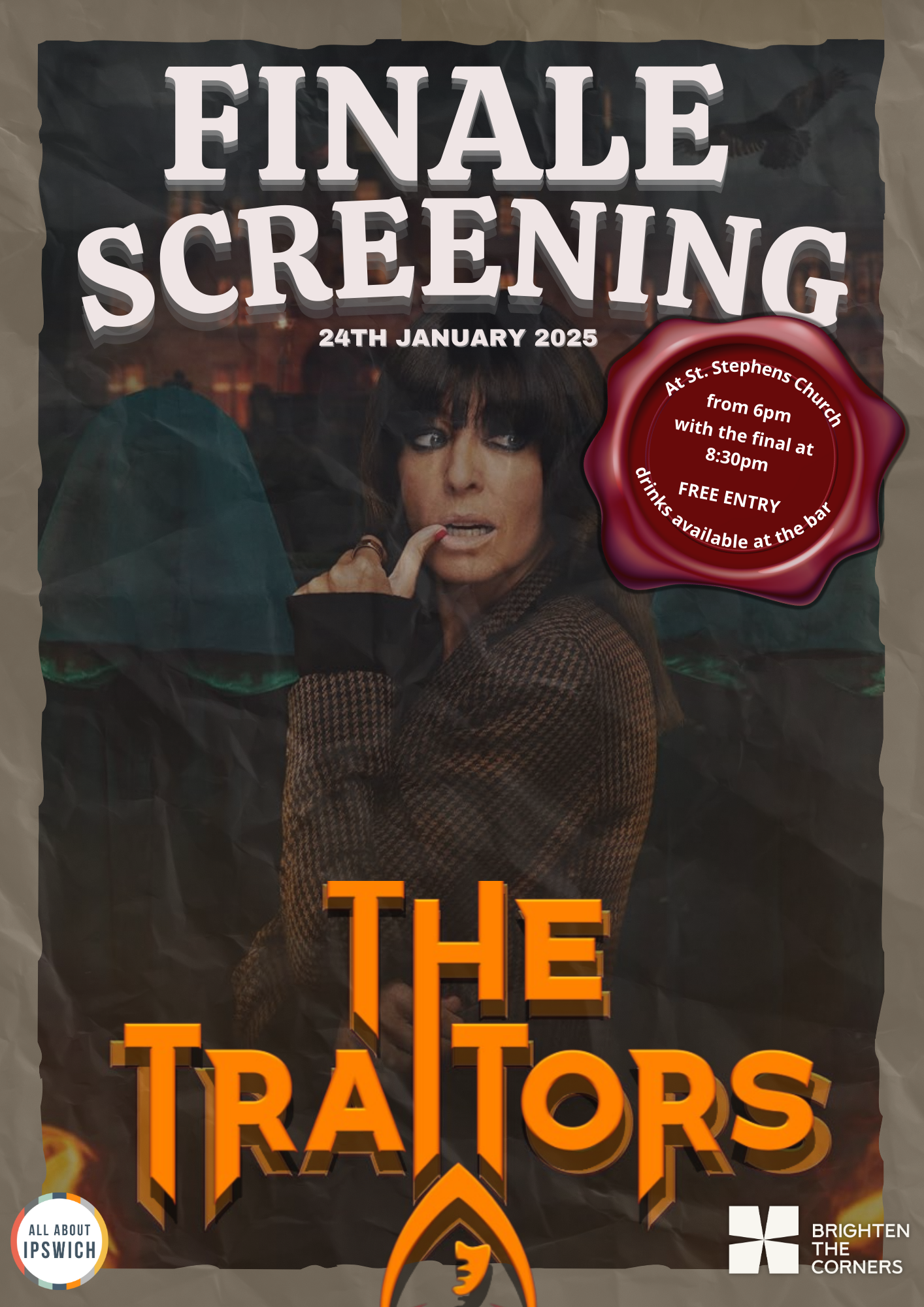 The Traitors Finale Screening — Brighten The Corners