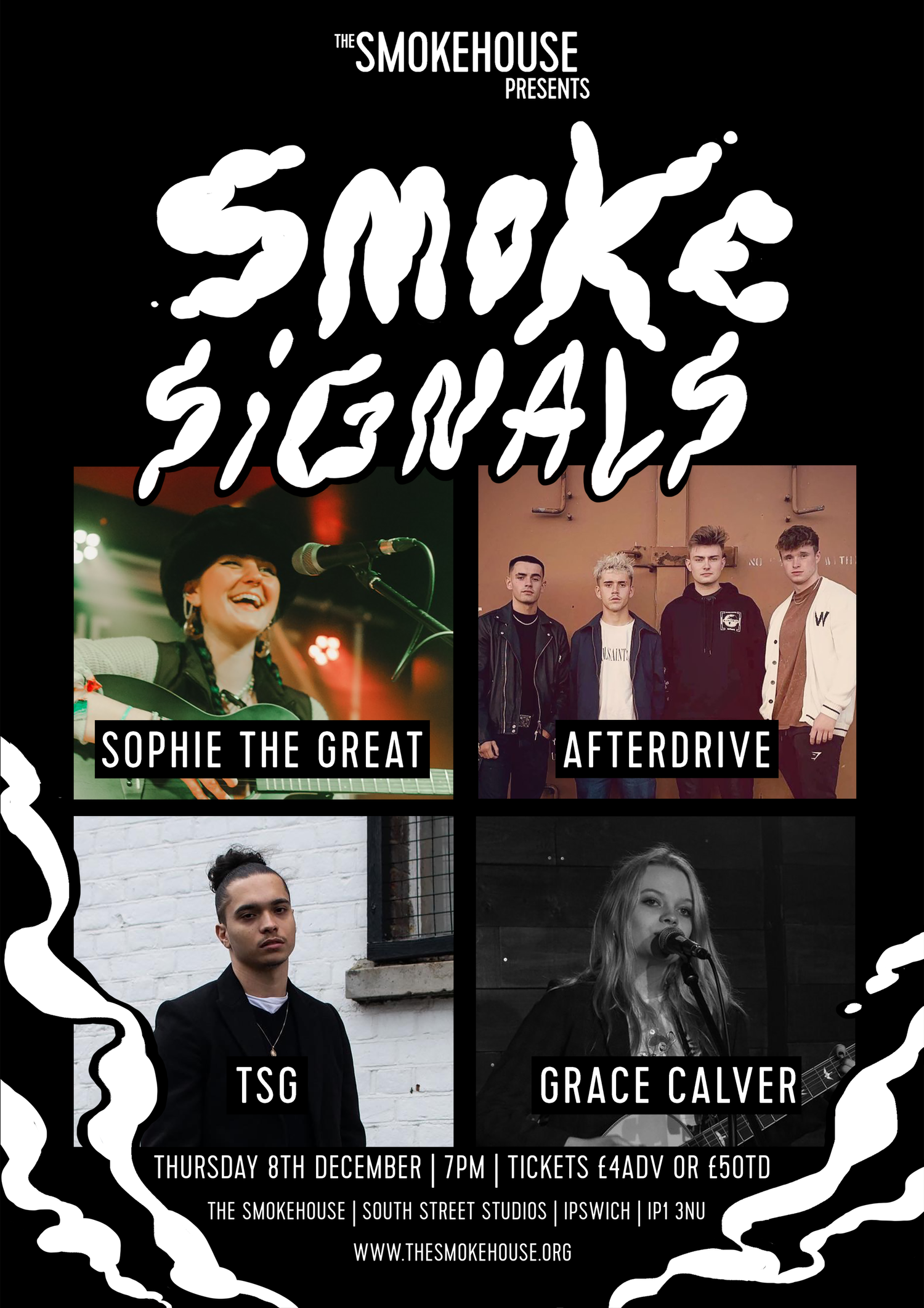 Smoke Signals: Grace Calver / TSG / Sophie The Great / Afterdrive ...