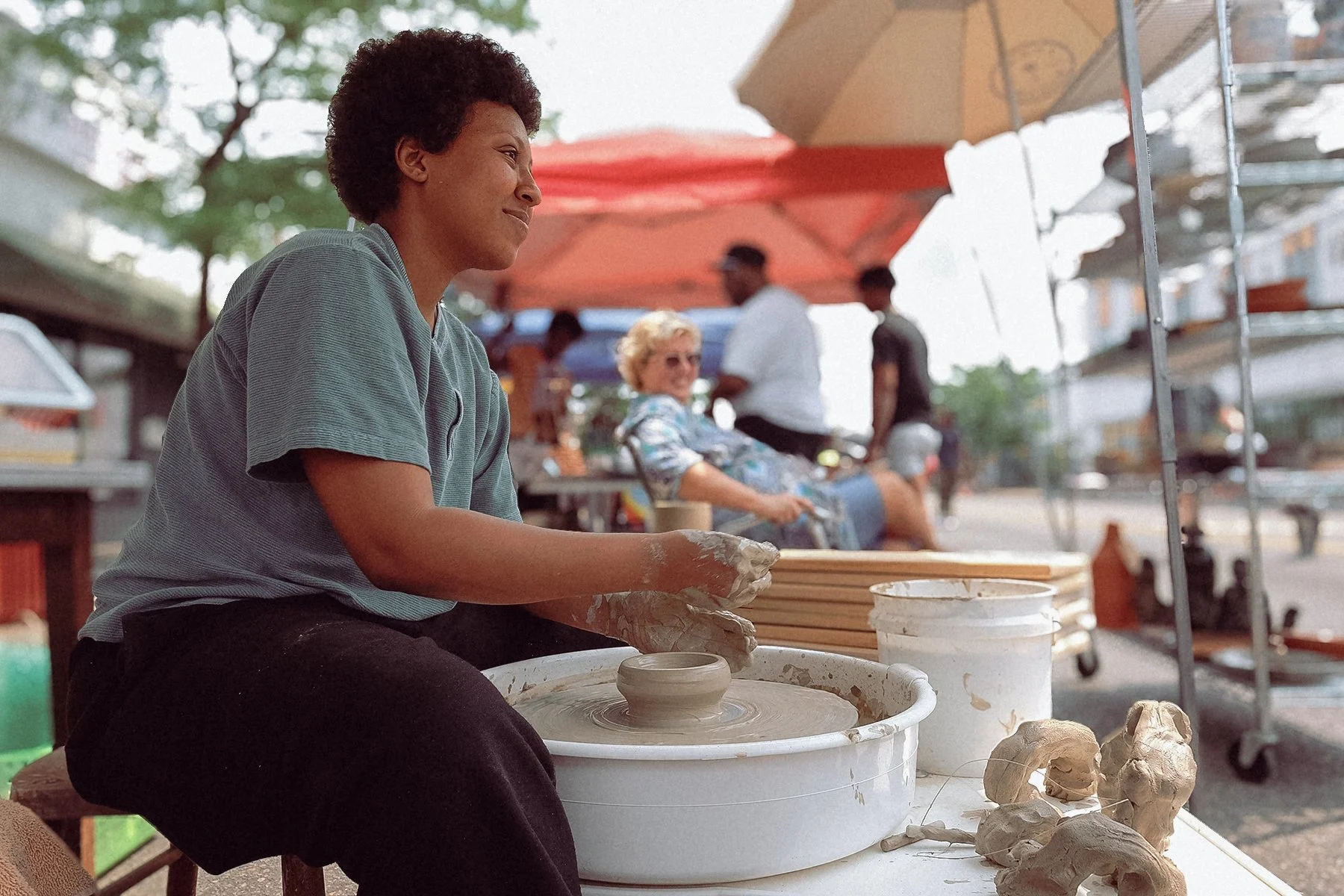 Clay Pottery Studio in Minneapolis for Beginners - Mudluk Pottery