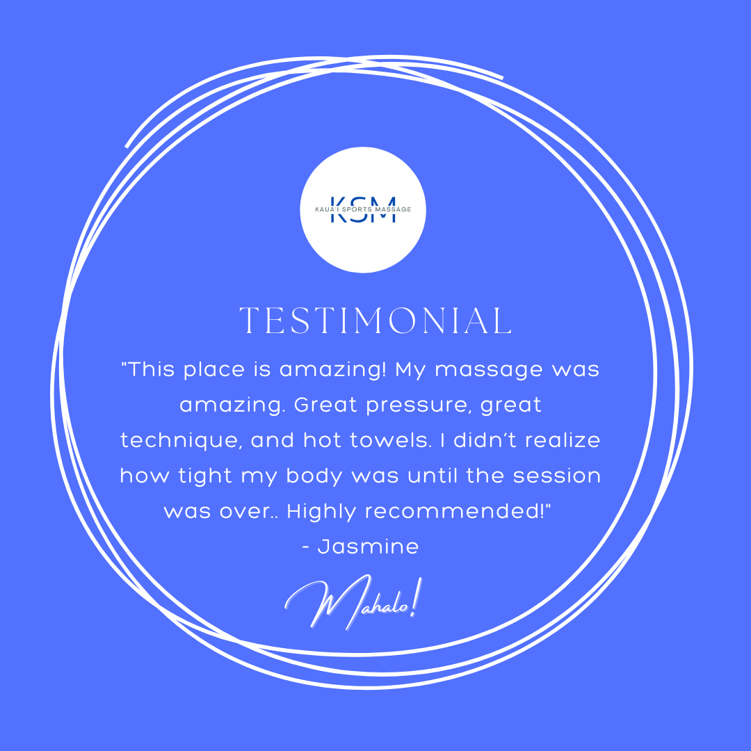 Testimonials — Kauai Sports Massage
