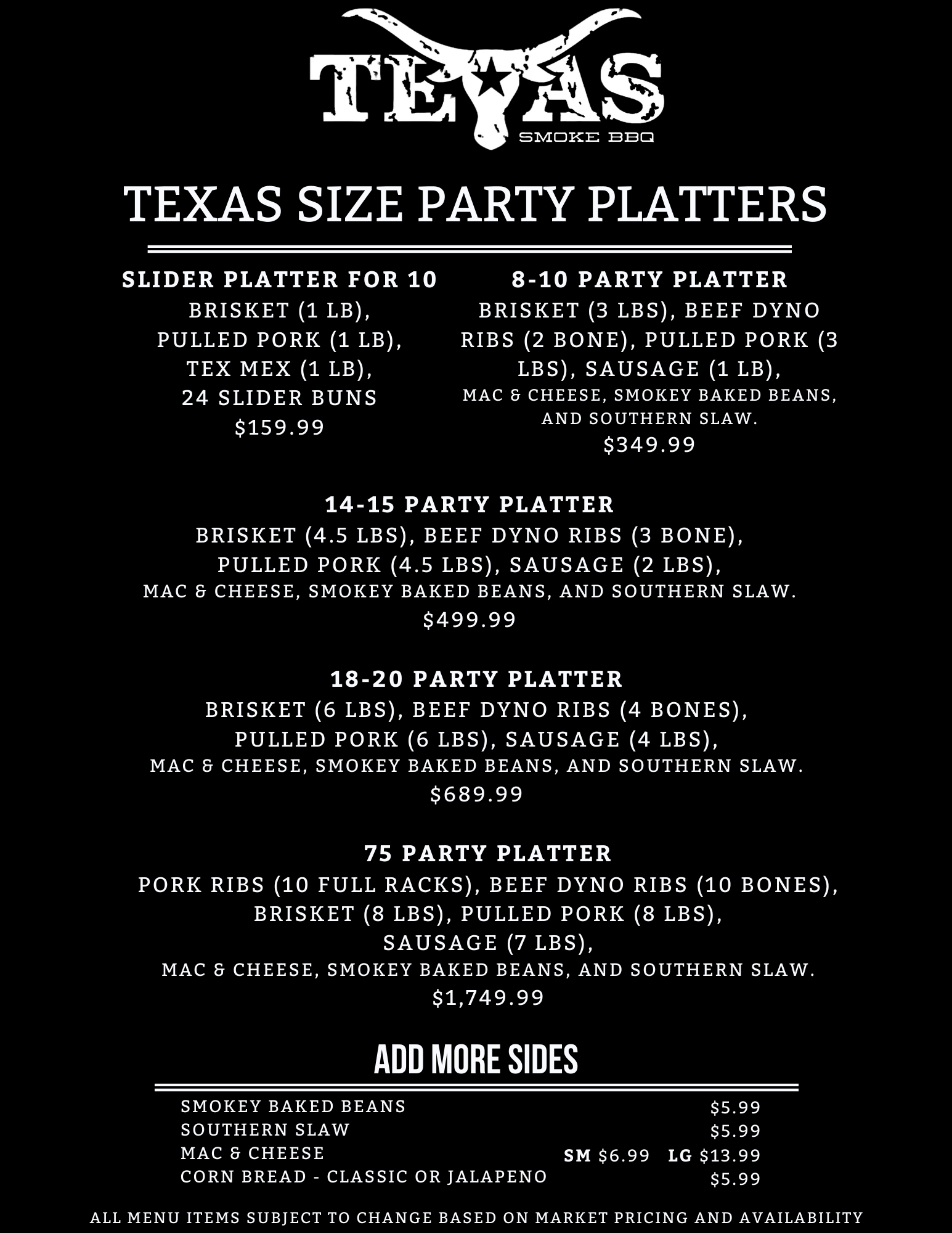 Catering Texas Smoke BBQ — Texas Smoke BBQ