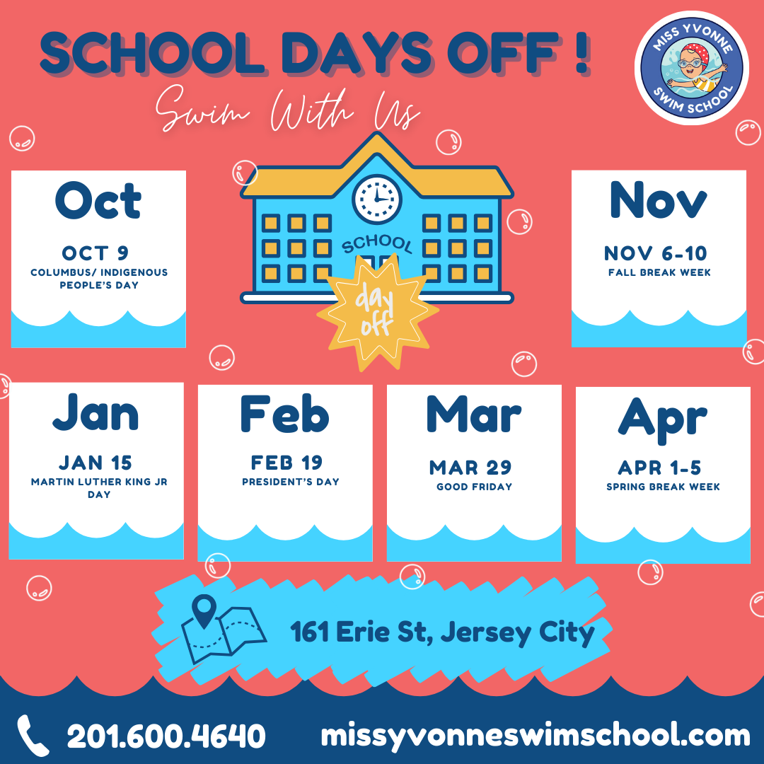 School Days Off Camp — Miss Yvonne Swim School