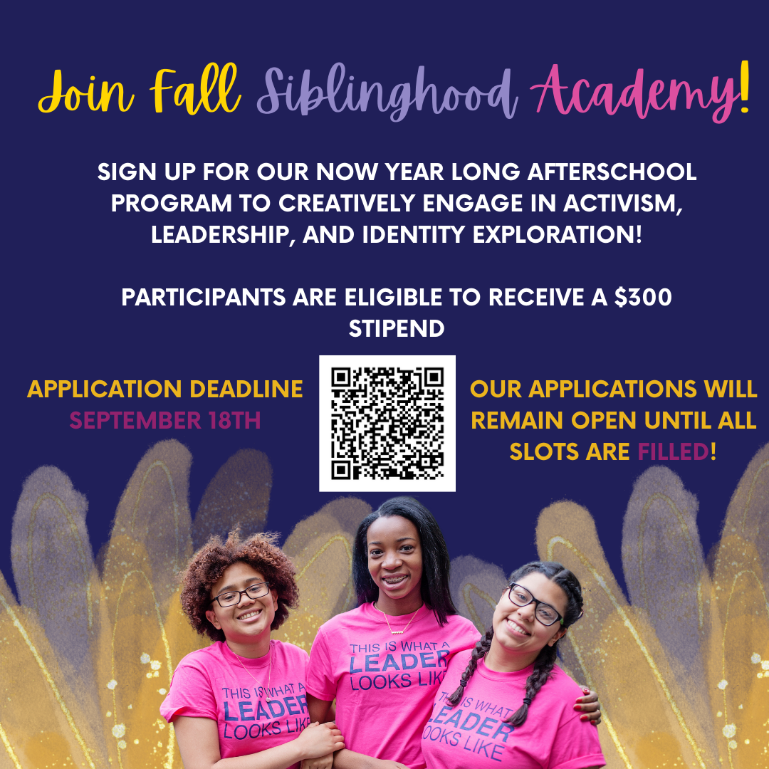 SIBLINGHOOD ACADEMY — Sadie Nash Leadership Project
