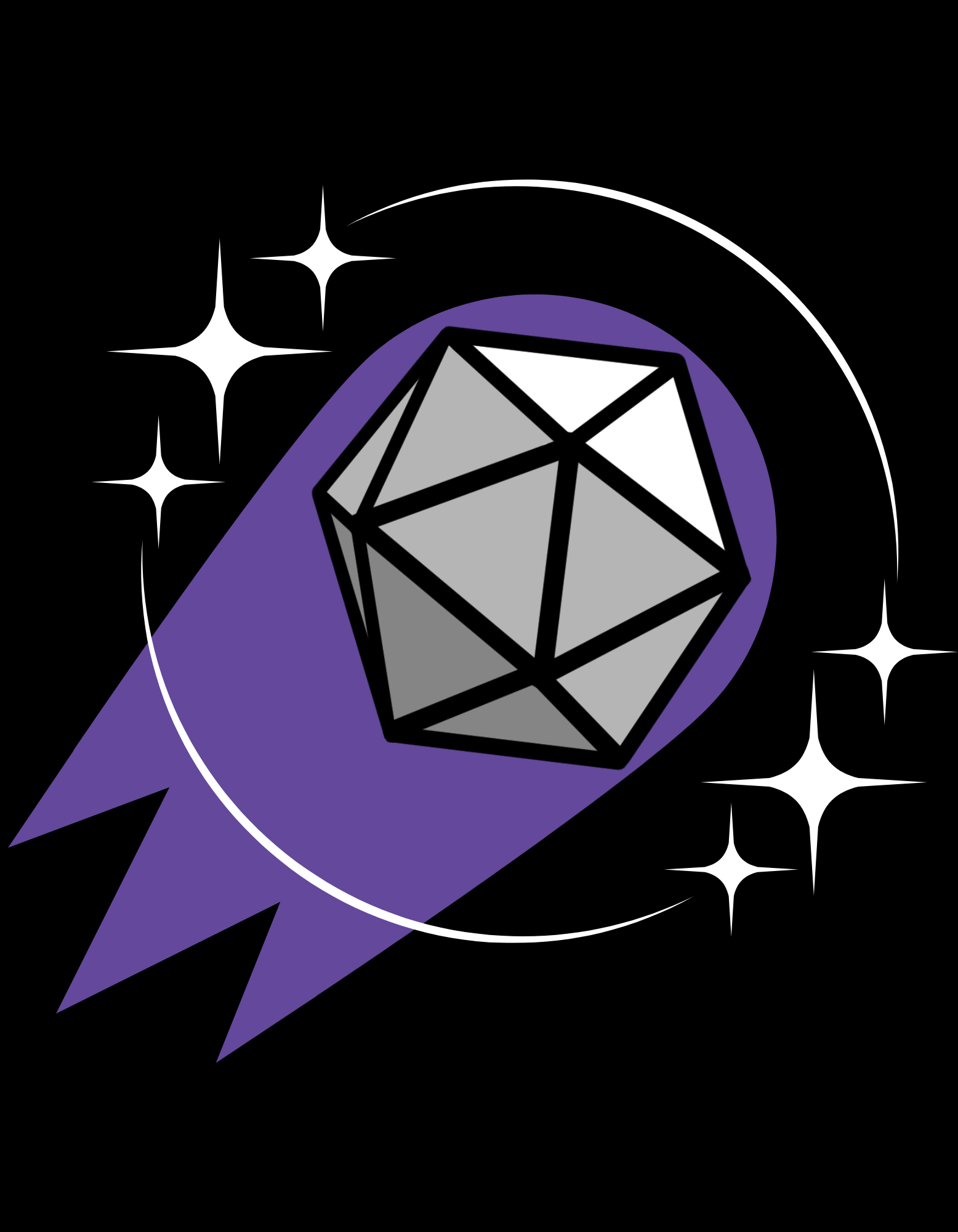 Void Comet Die Sticker — STF Network