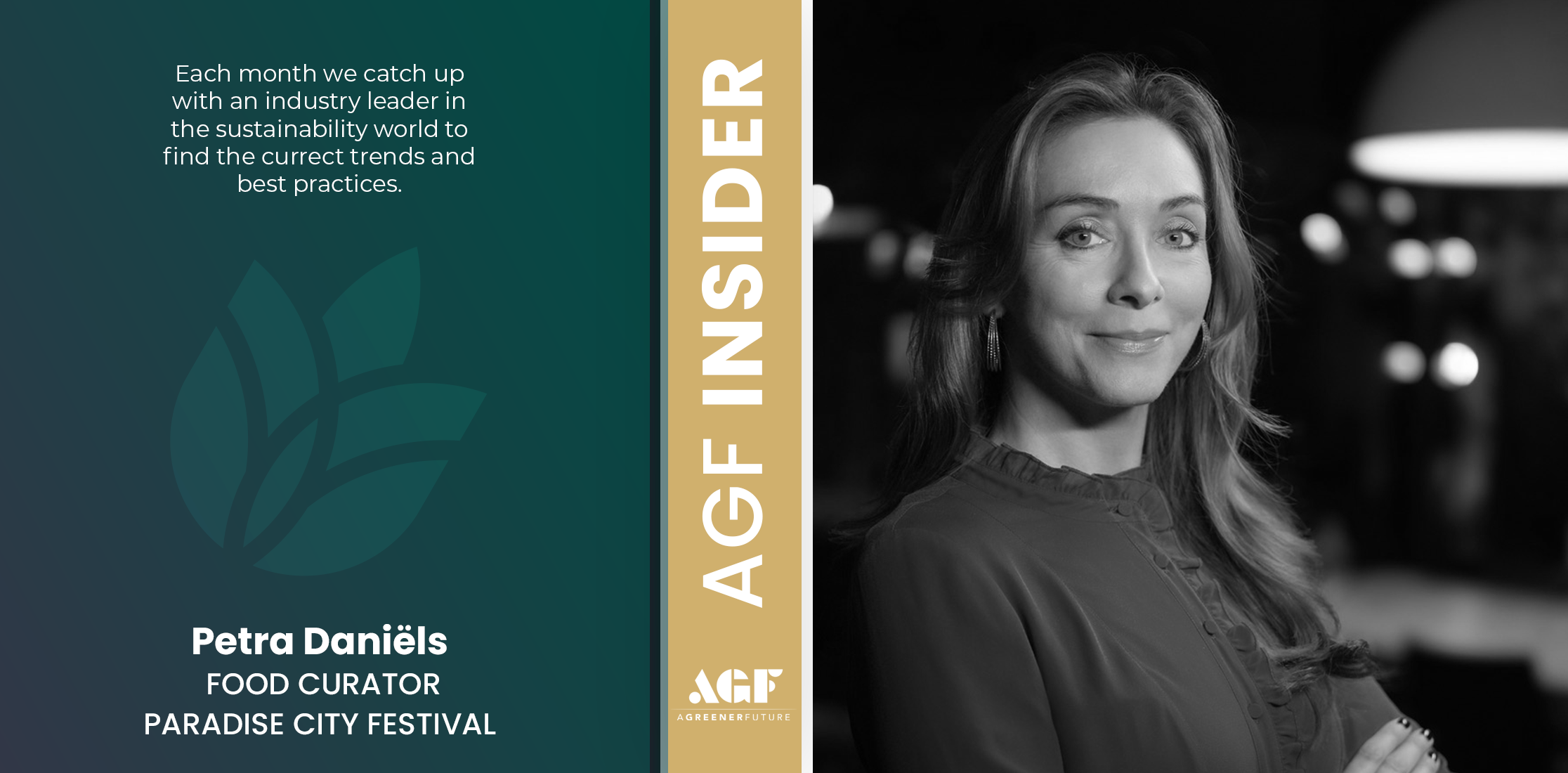 AGF Insider: Petra Daniëls’S TOP TIPS FOR MORE SUSTAINABLE EVENTS — A ...