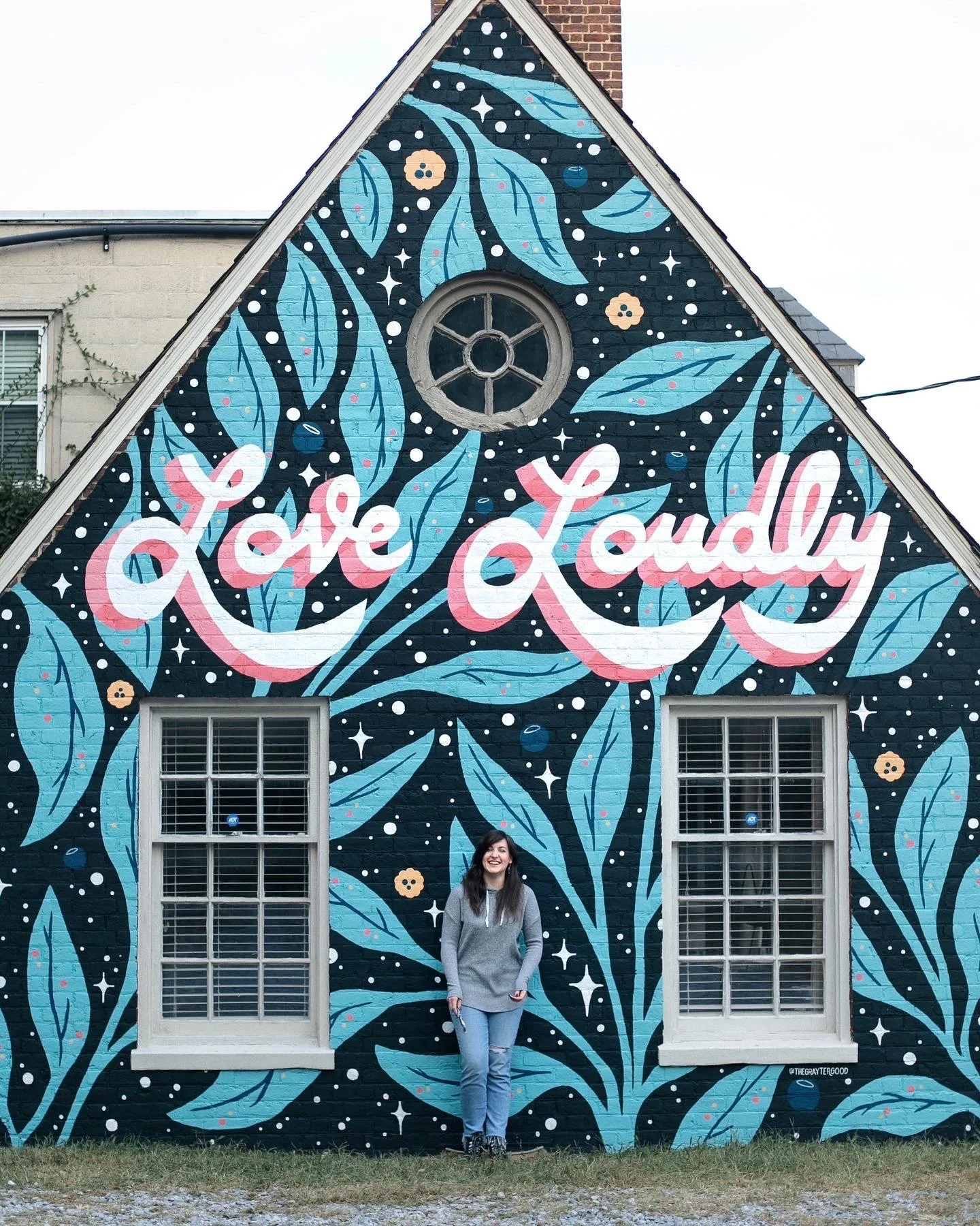 The Love Loudly Mural — The Grayter Good