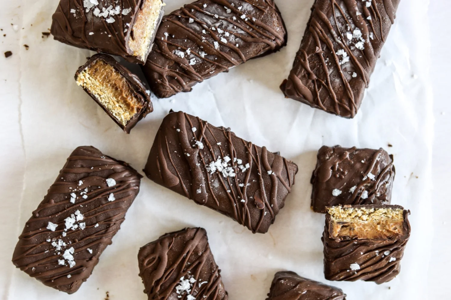 Chocolate Caramel Biscuit Bars — The Food Medic