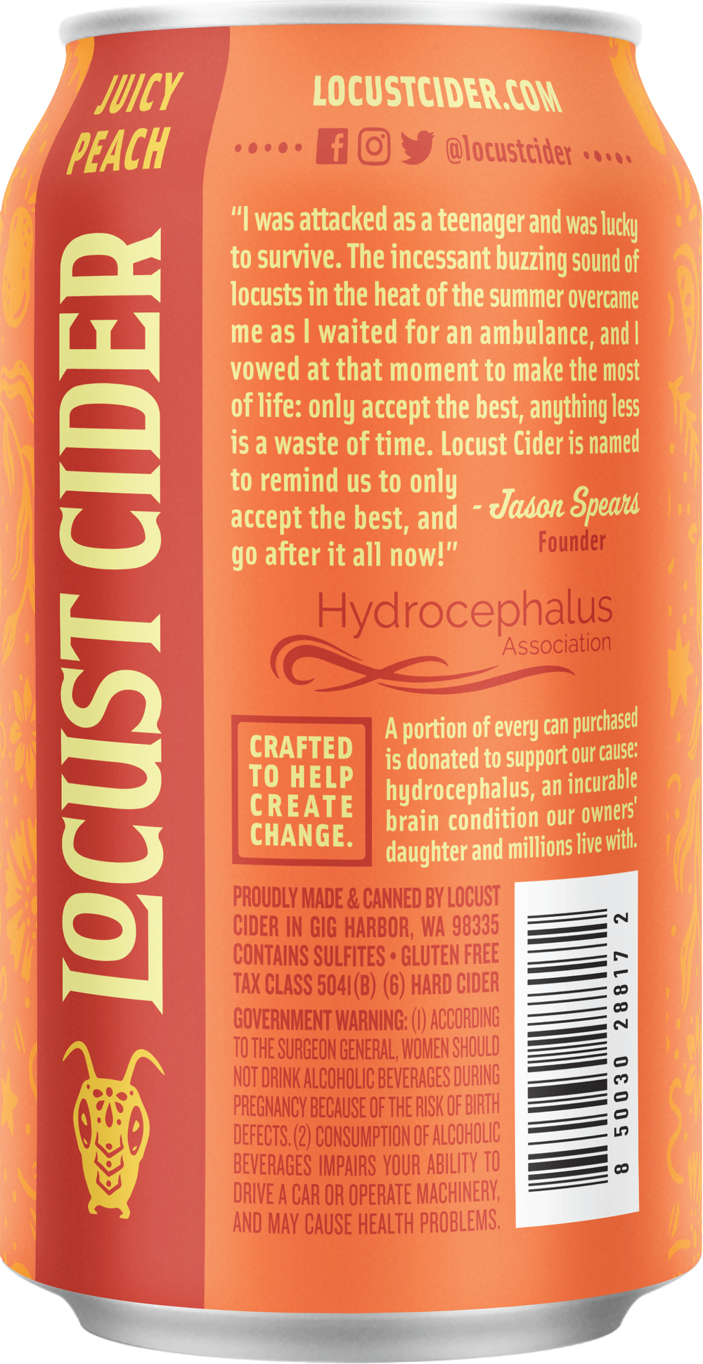 Juicy Peach Hard Cider — Locust Cider