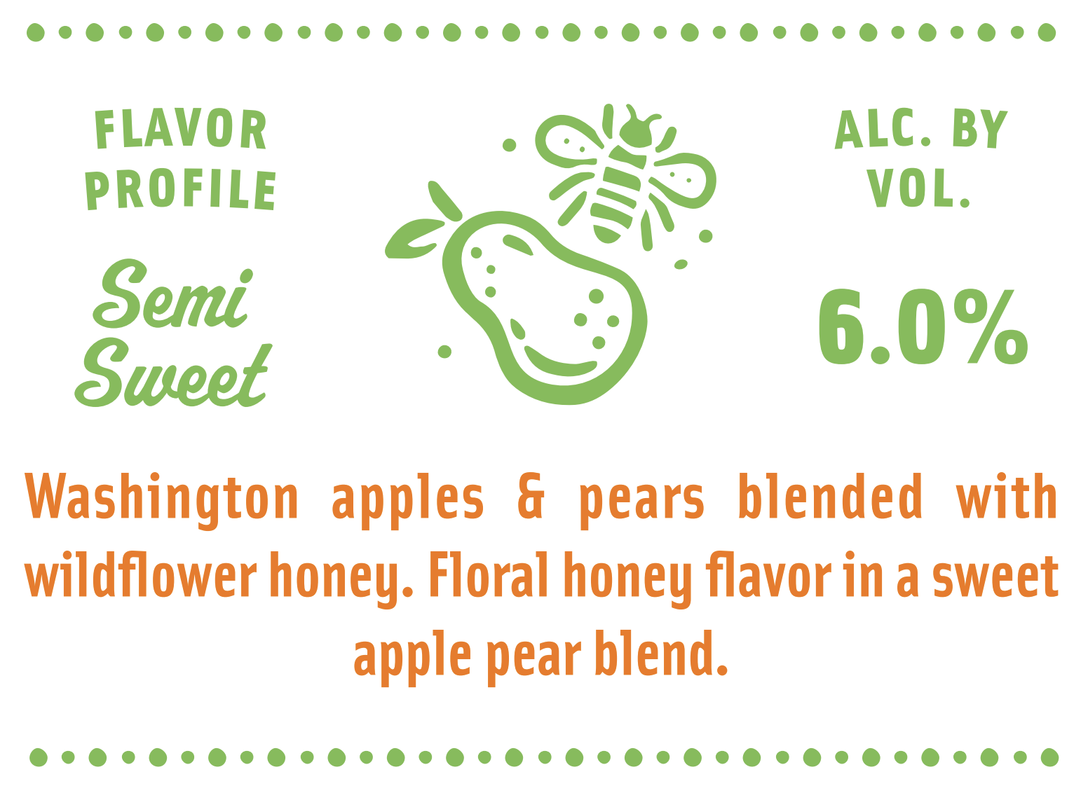 Honey Pear Hard Cider — Locust Cider