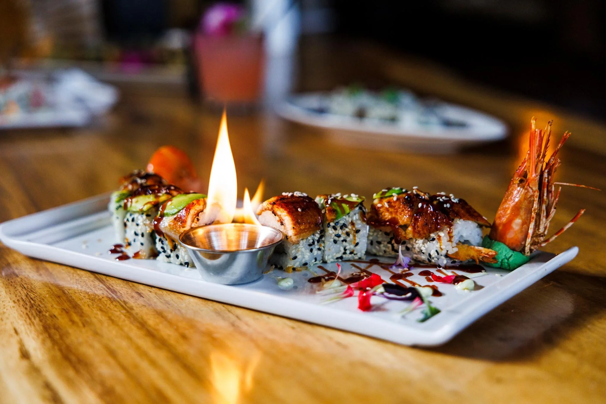 Flower Room - Flower-inspired Sushi — Hanabi Hibachi & Sushi