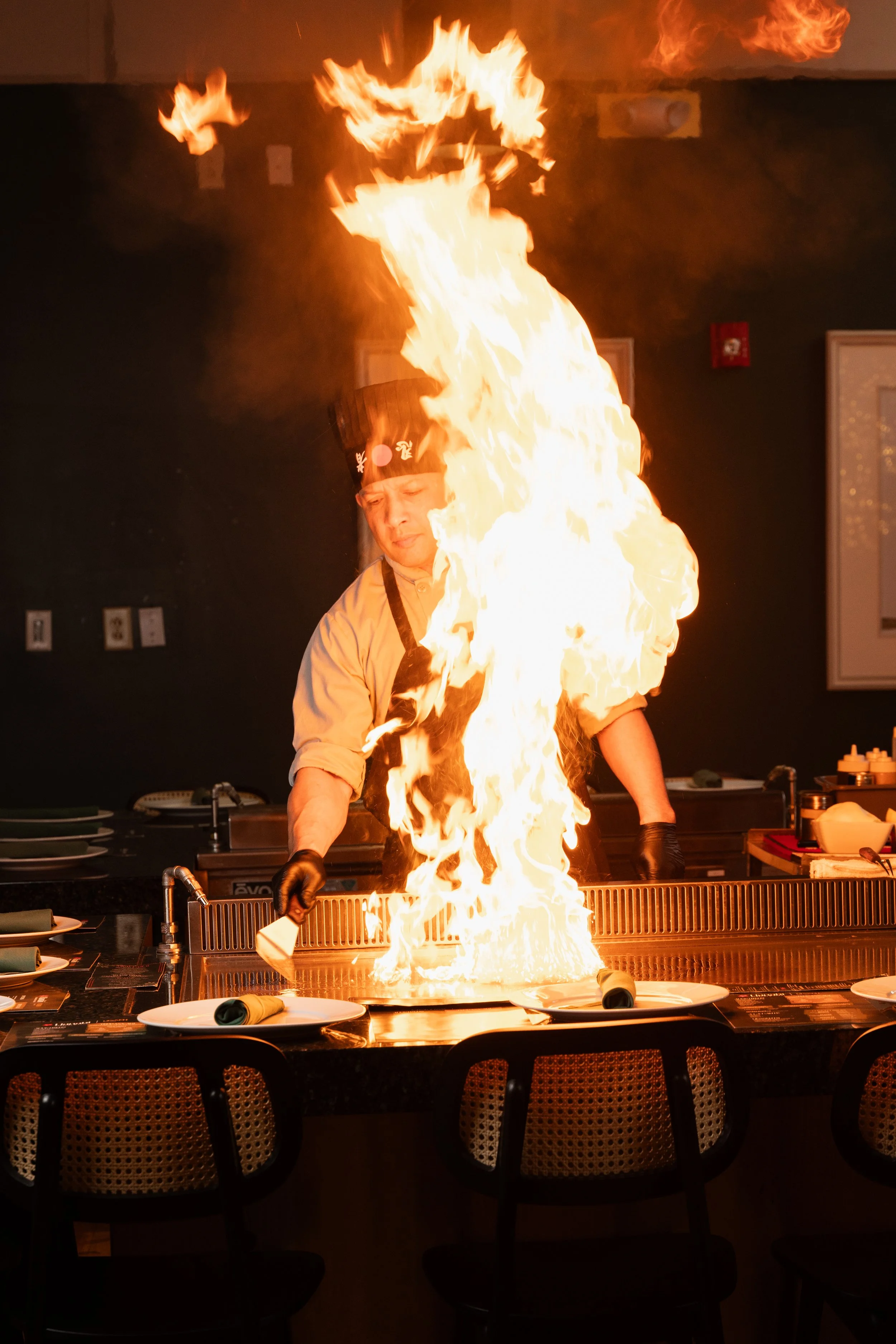 Fire - Hibachi Room — Hanabi Hibachi & Sushi