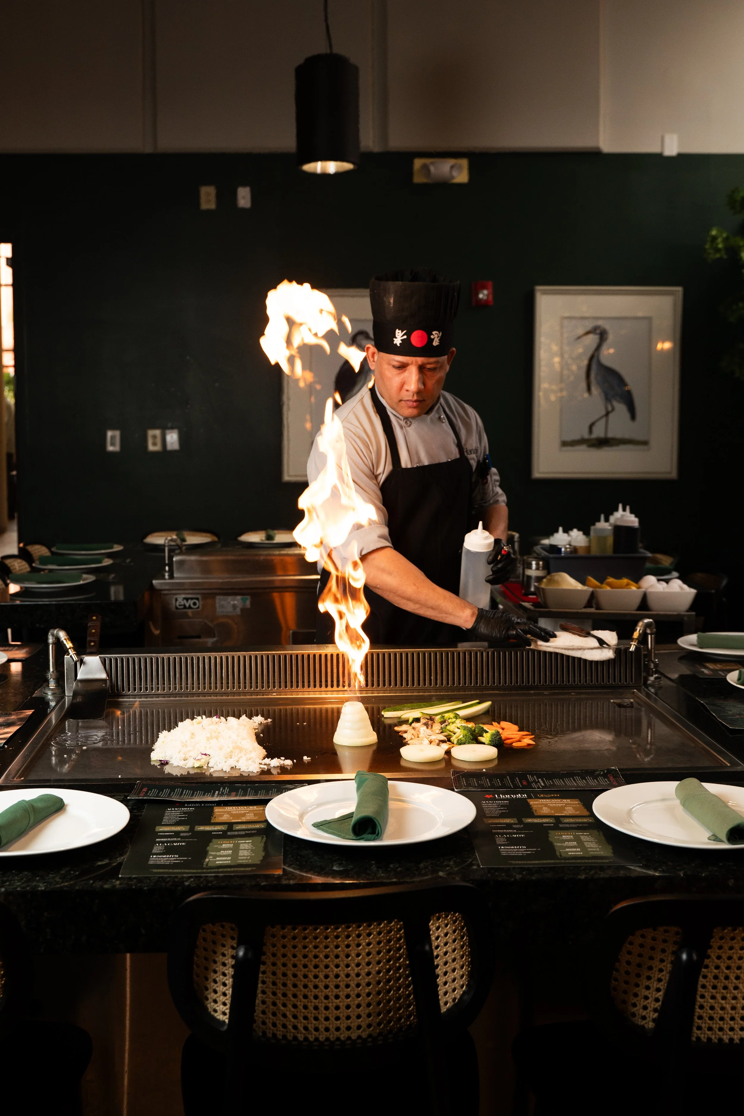 Fire - Hibachi Room — Hanabi Hibachi & Sushi