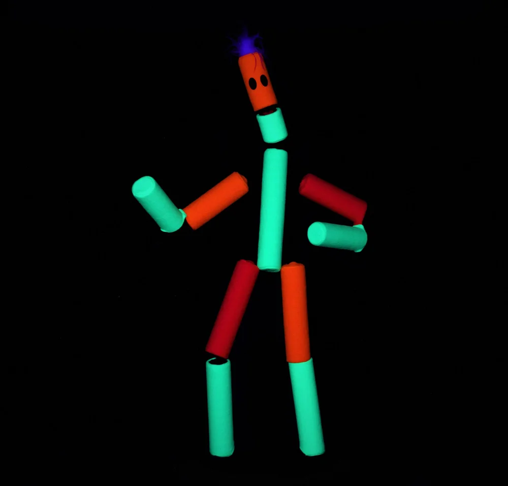 Fluorescent Dowel Rods — One Way Squared