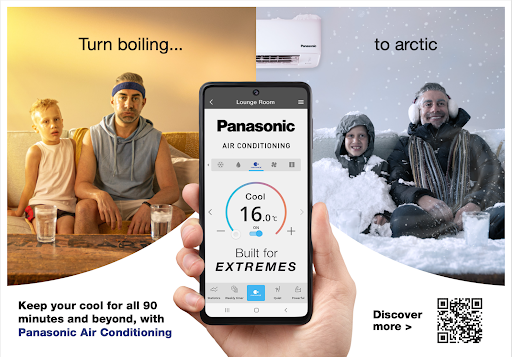 Panasonic Air Conditioner Advertisement