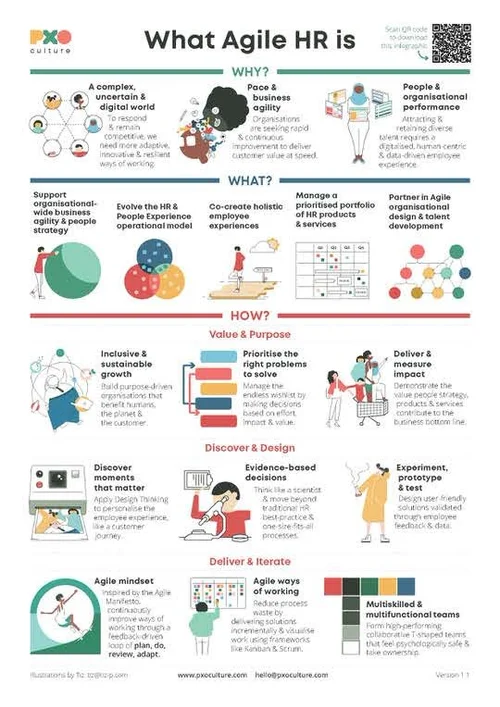 FREE Download | PXO Culture Agile HR Infographic