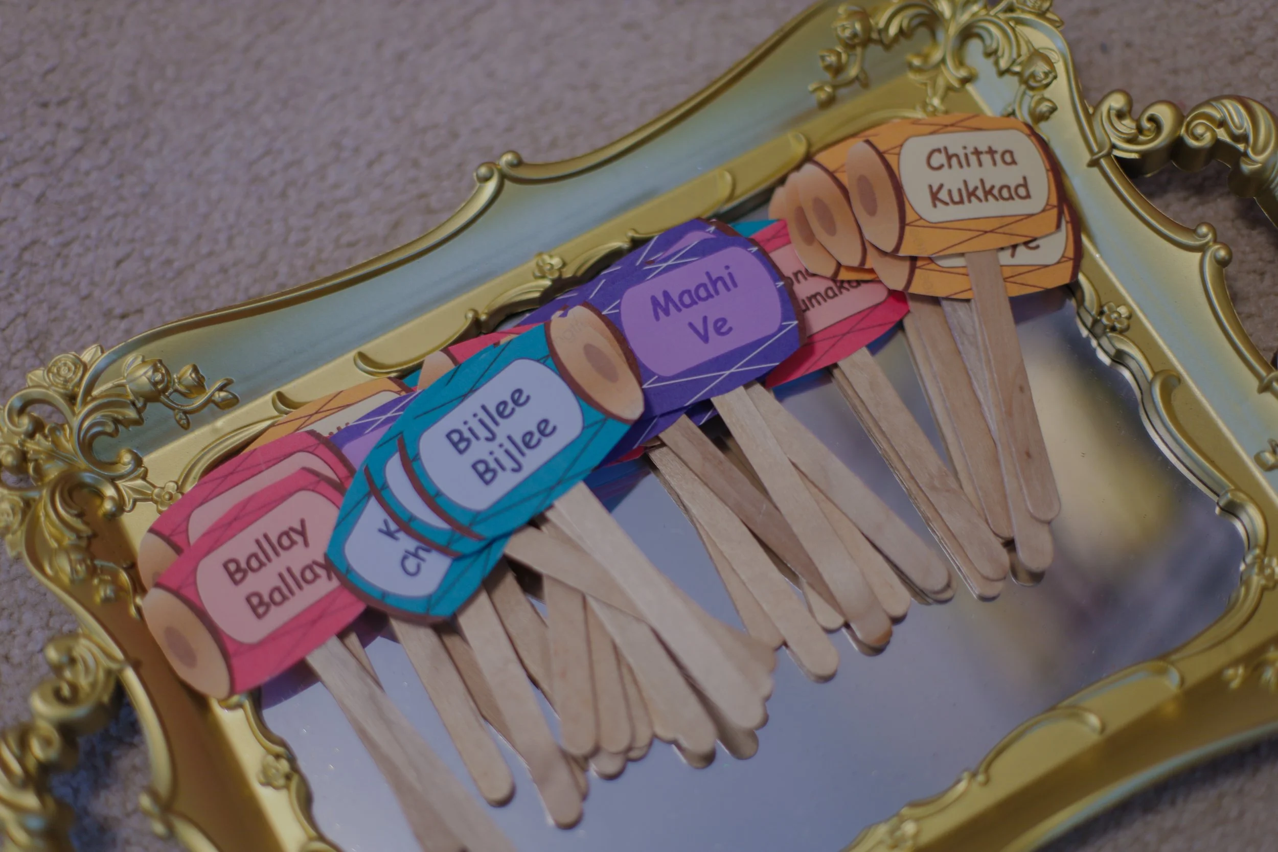 DIY Mithai Toppers/Signs — The Overseas Dulhan