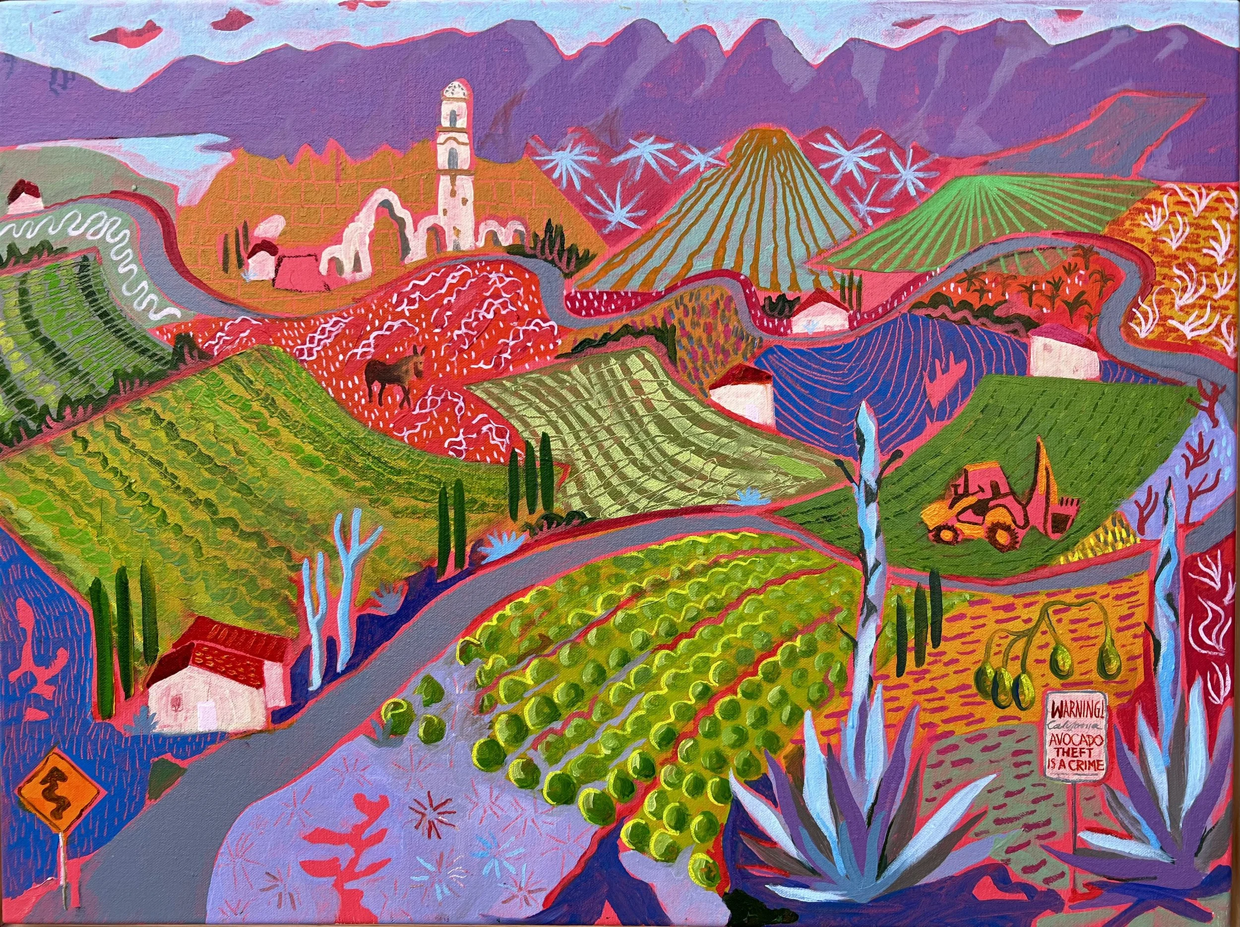 Paintings, prints, works on paper and larger works by Ojai artist ...