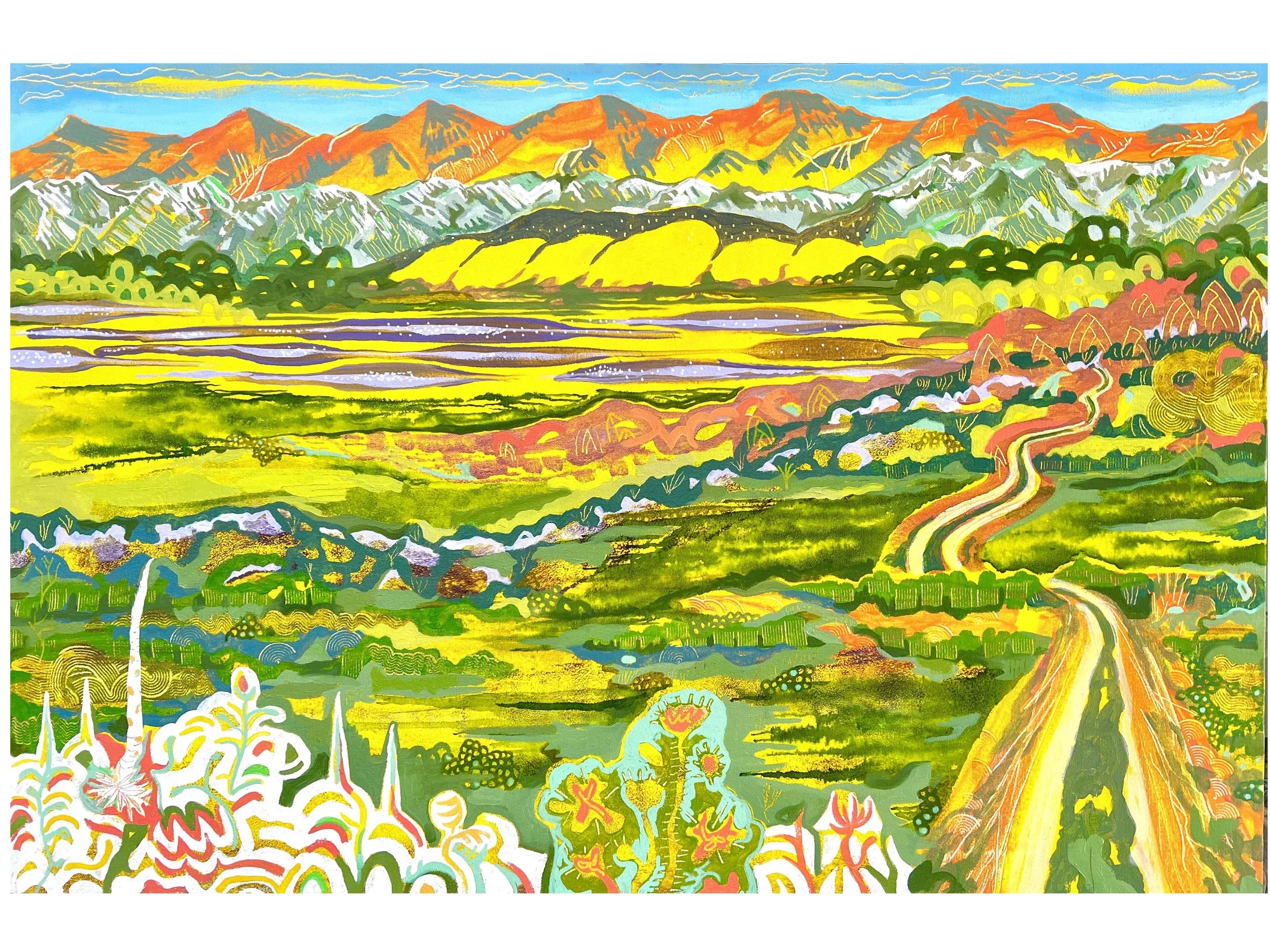 Paintings, prints, works on paper and larger works by Ojai artist ...