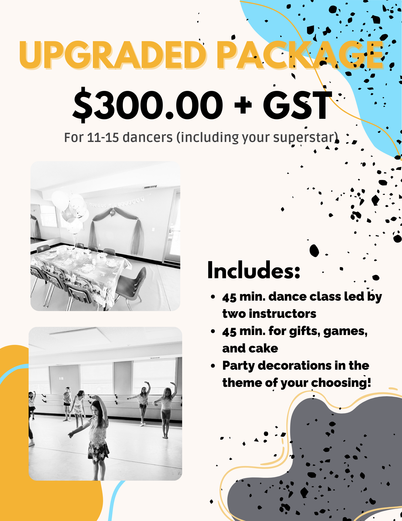 Birthday Parties — The Dance Compound