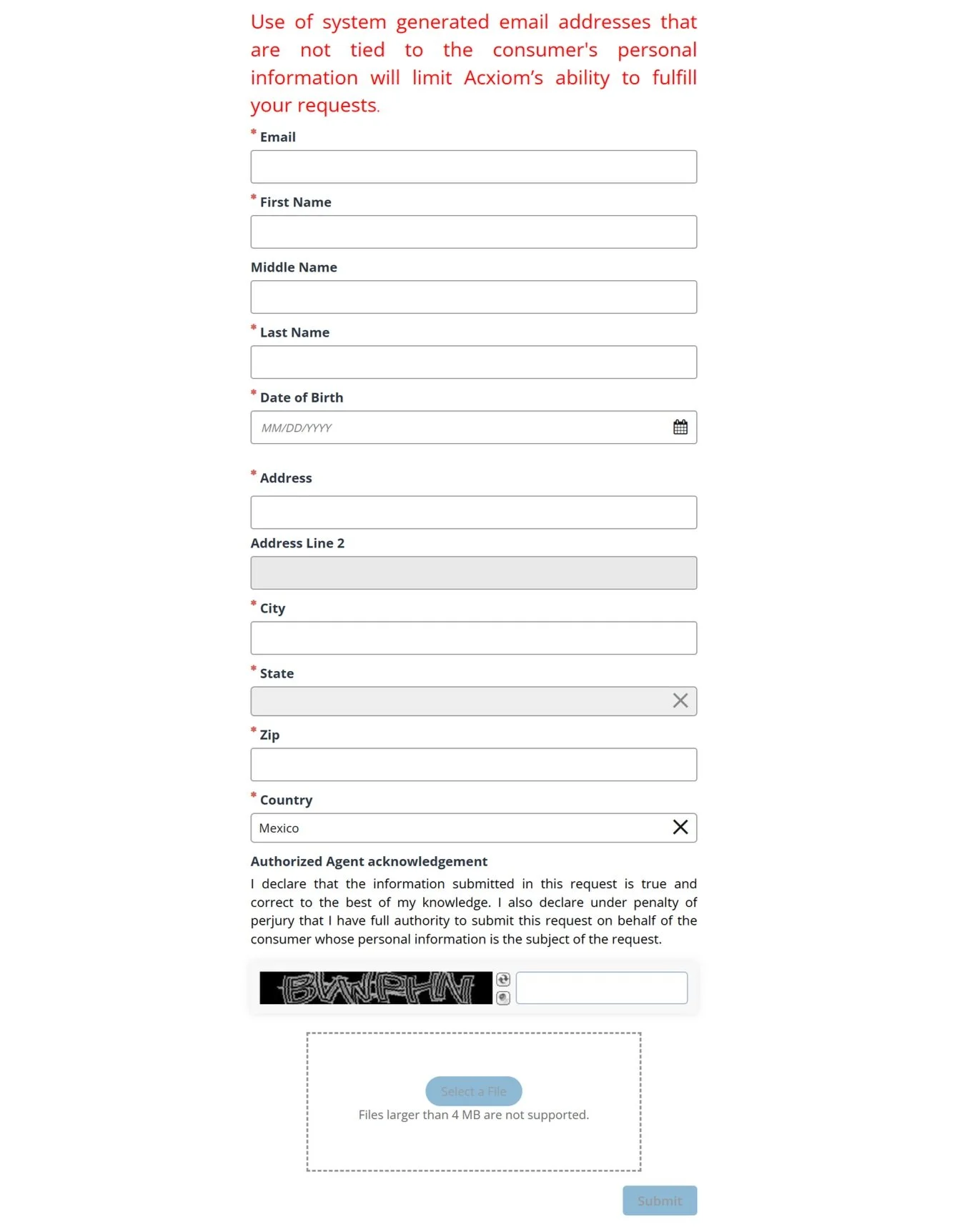 Priwall by mePrism — How to Remove Your Data from Acxiom