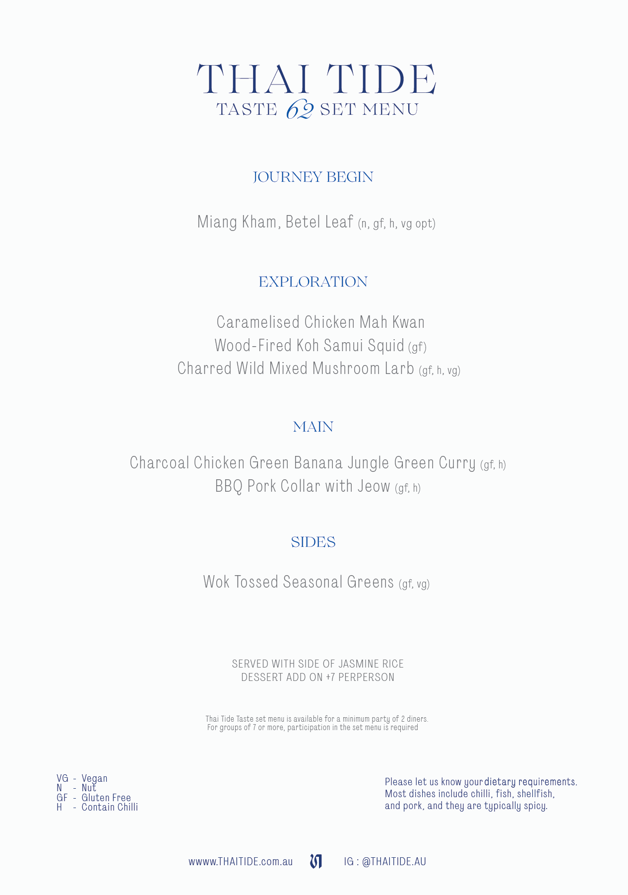 Thai Tide l Thai Restaurant l Melbourne