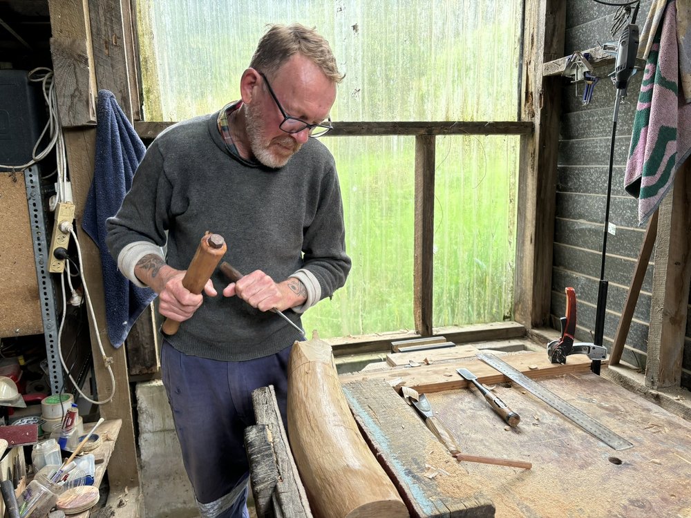Mārahau Community Sculpture by local artist Tim Wraight