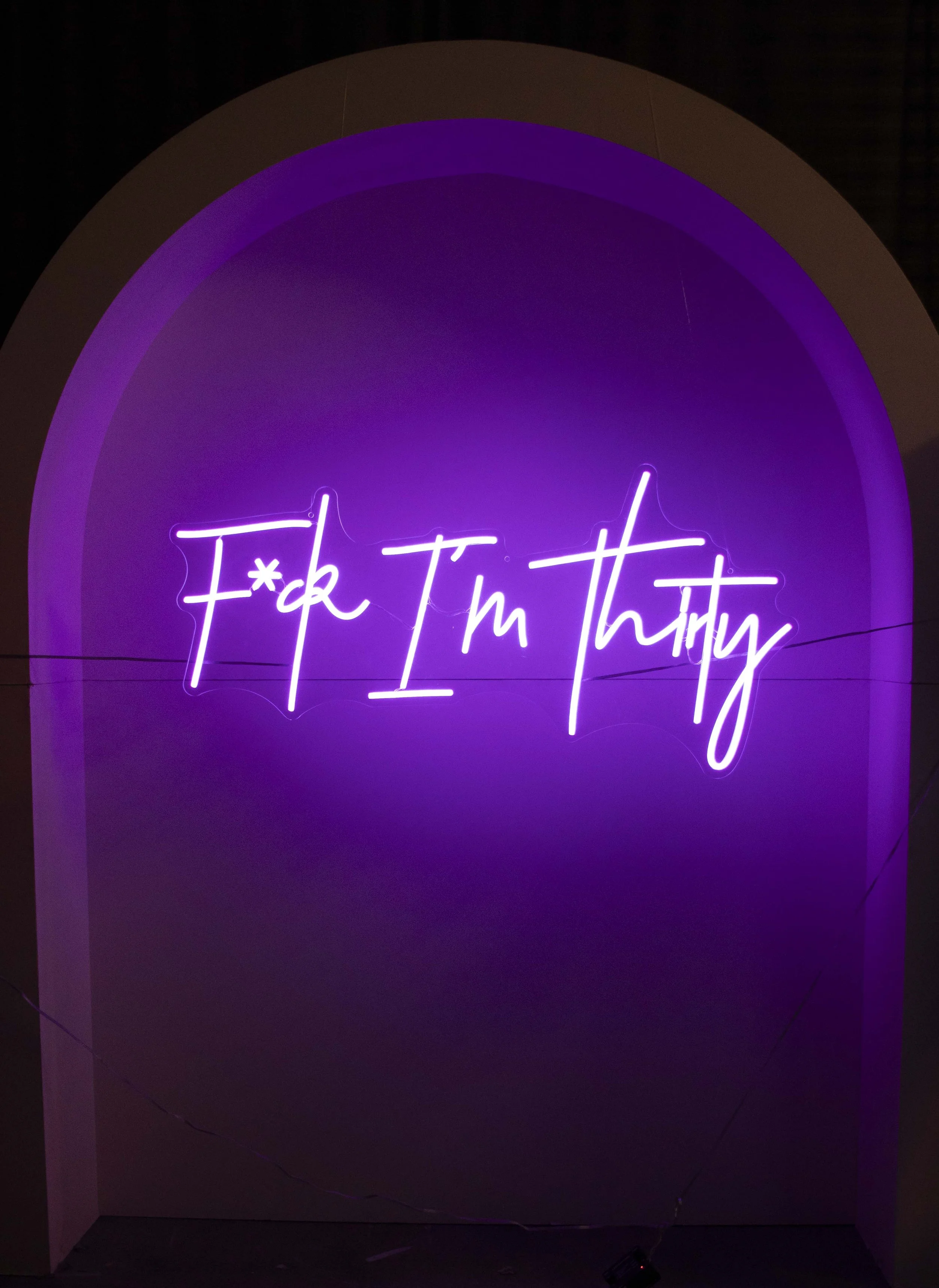 "F*ck I'm Thirty" neon sign for hire - SYDNEY — Ultimate Neons