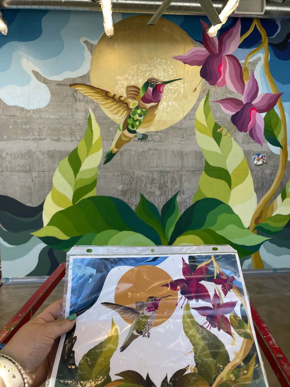 The Hummingbird Mural — o n e s e v e n n i n e