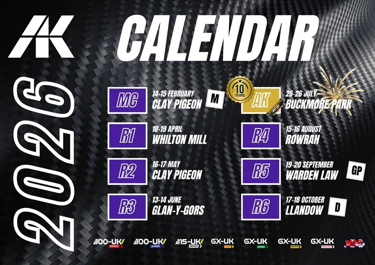 Calendar — Access Karting