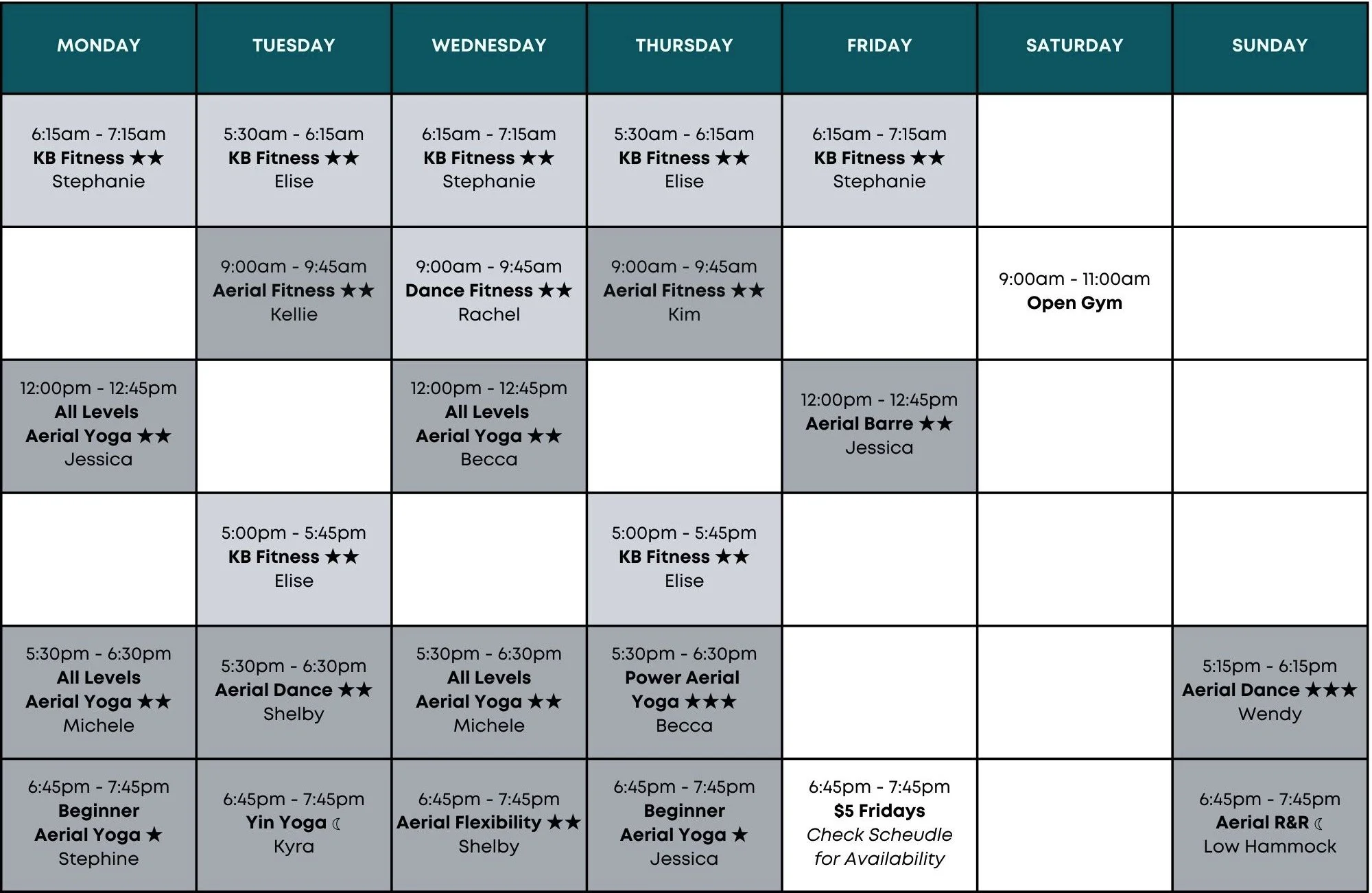 MEMBERSHIPS — Valkyrie Fitness